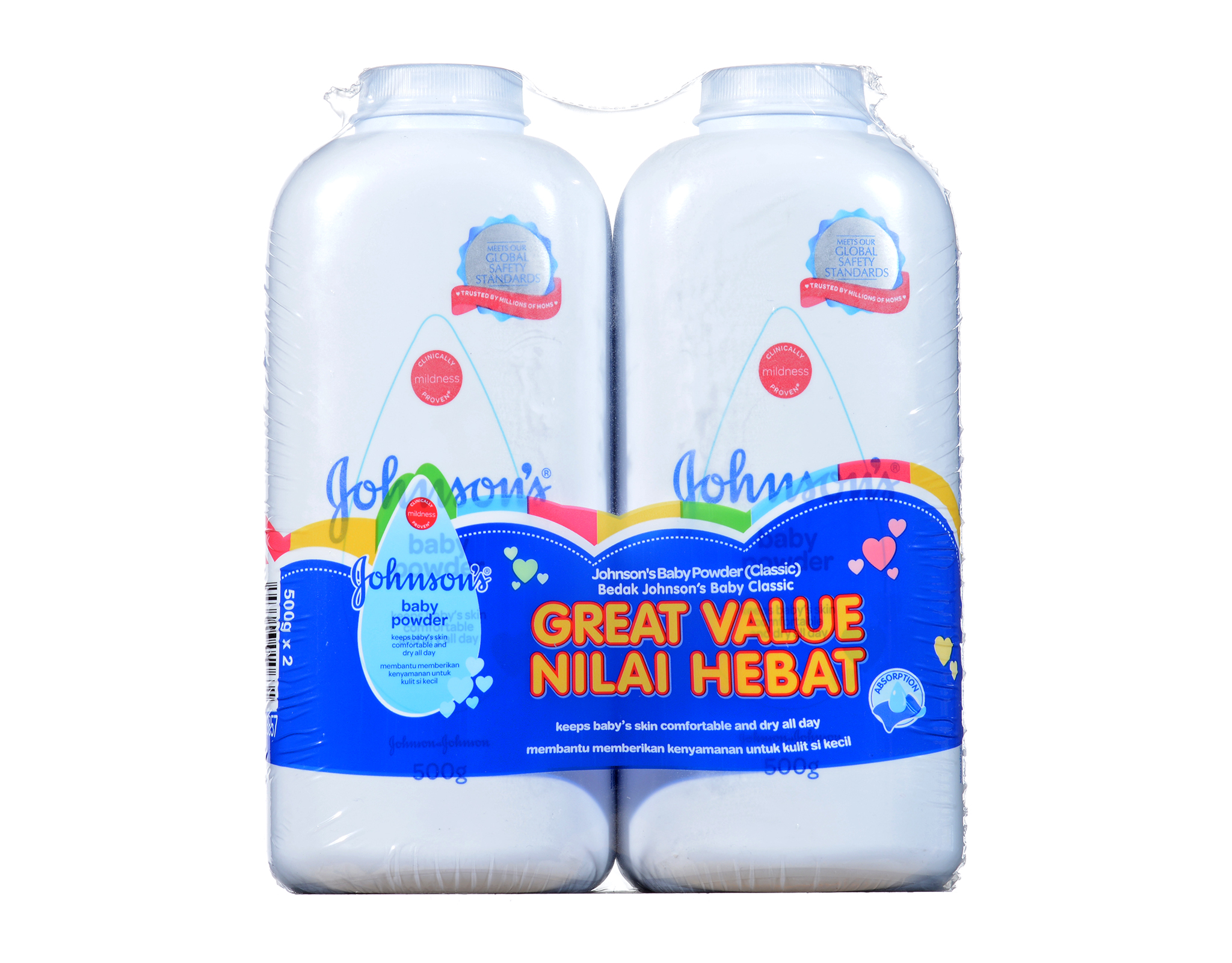 Johnson's Baby Powder Regular Twin Pack | myaeon2go