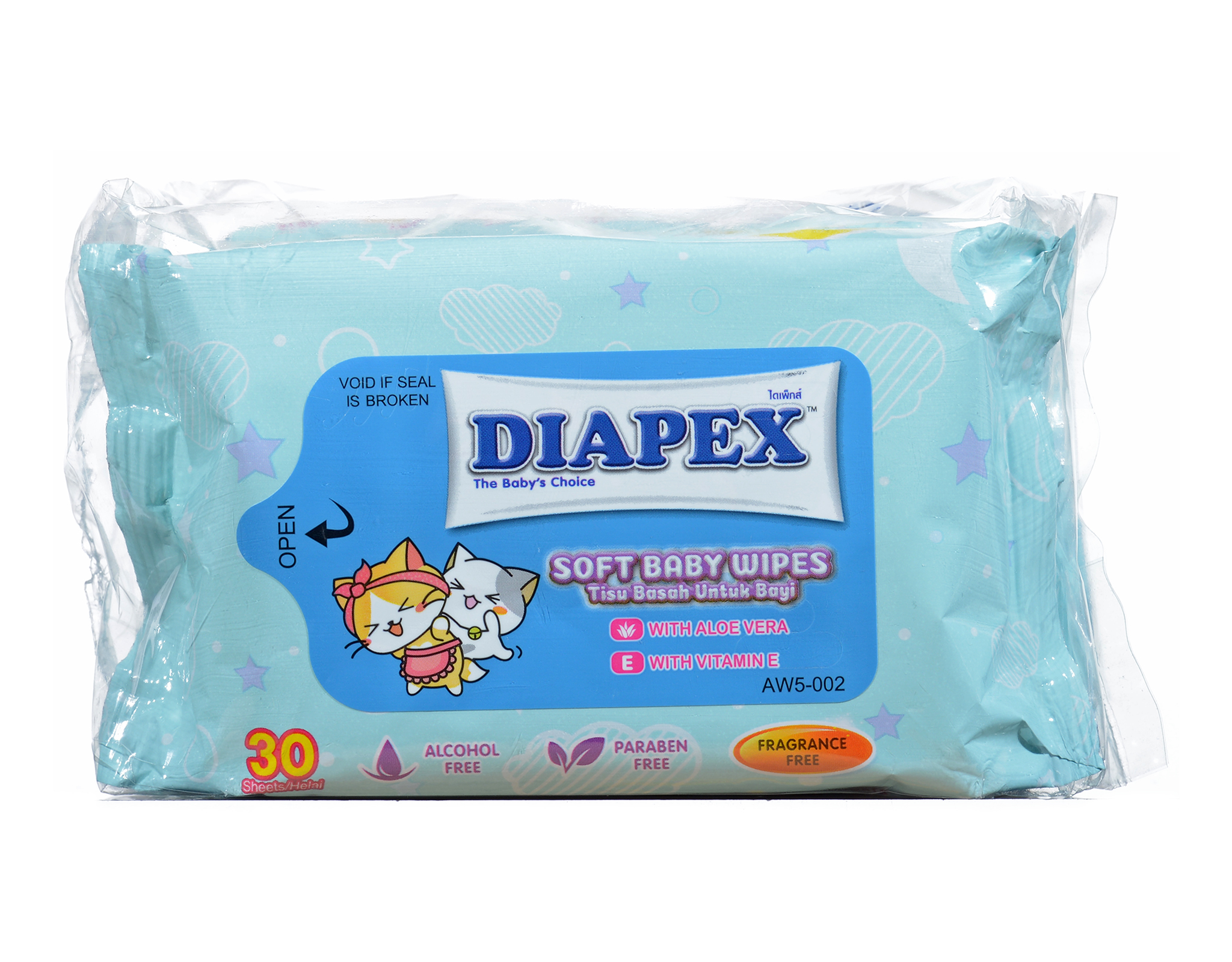 myAEON2GO | Diapex Soft Baby Wipes 2 x 30 sheets