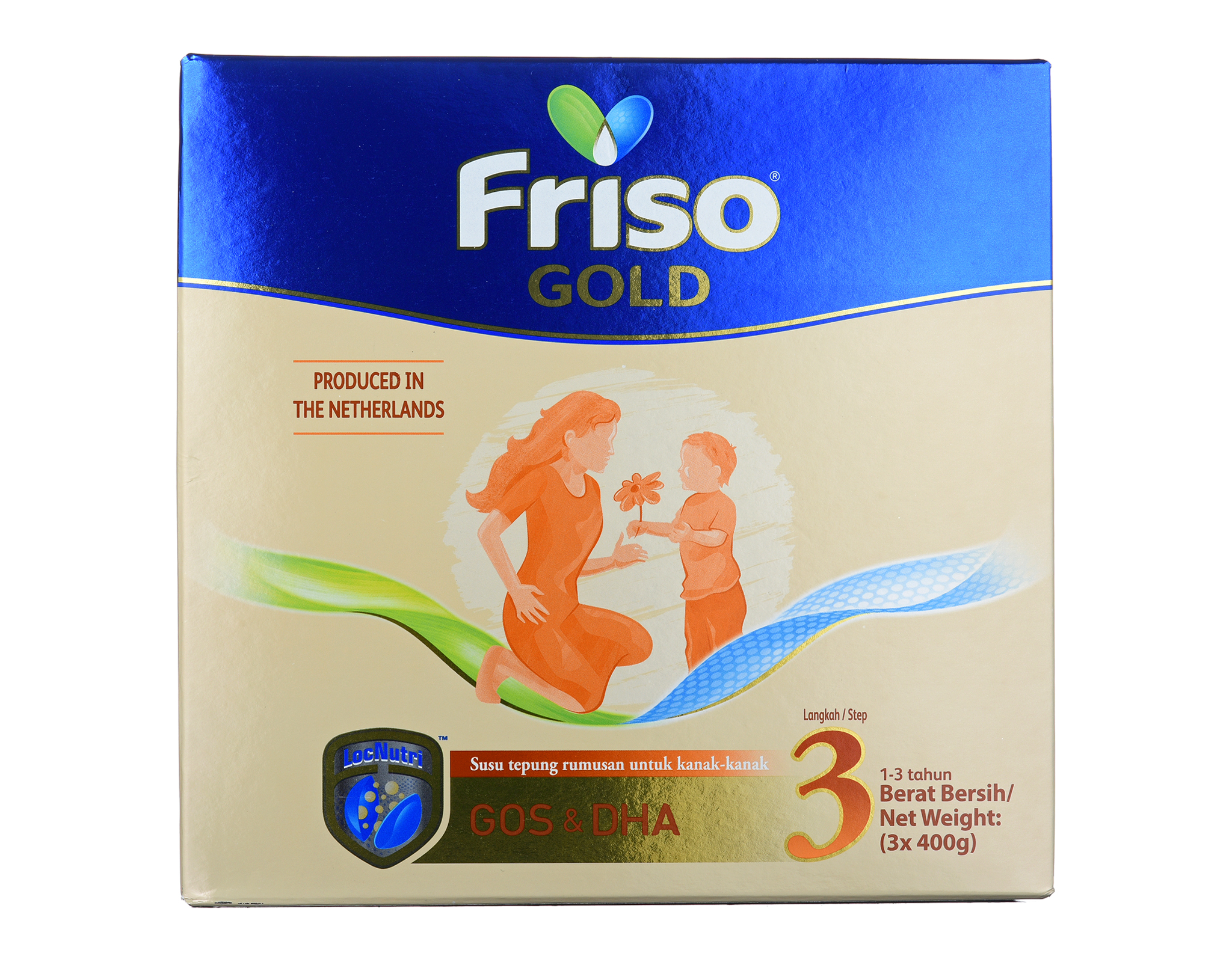 Friso Gold Step 3 Milk Powder, 1.2 kg - GOS & DHA