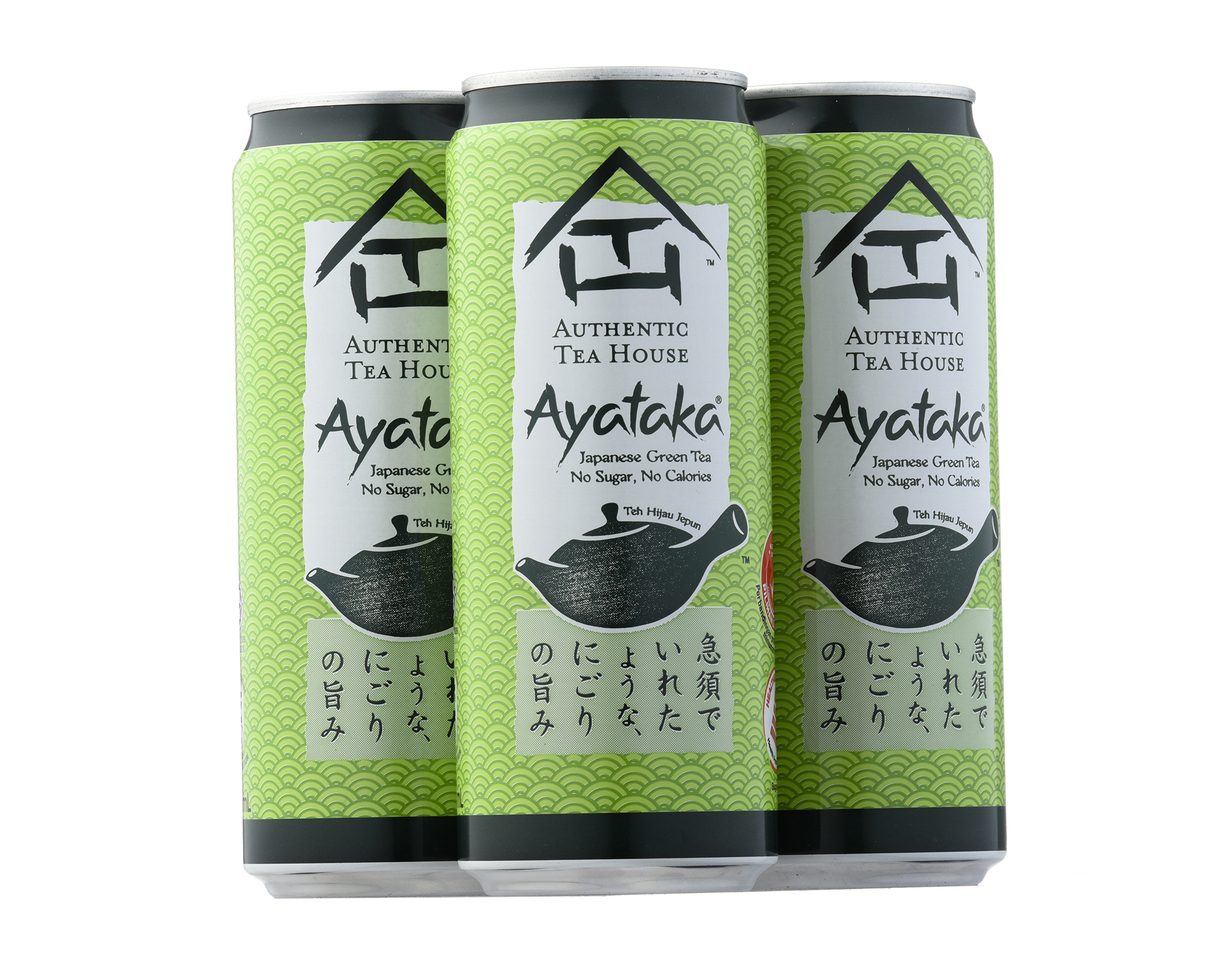 Ayataka Japanese Green Tea, 4 x 300 ml - No Sugar