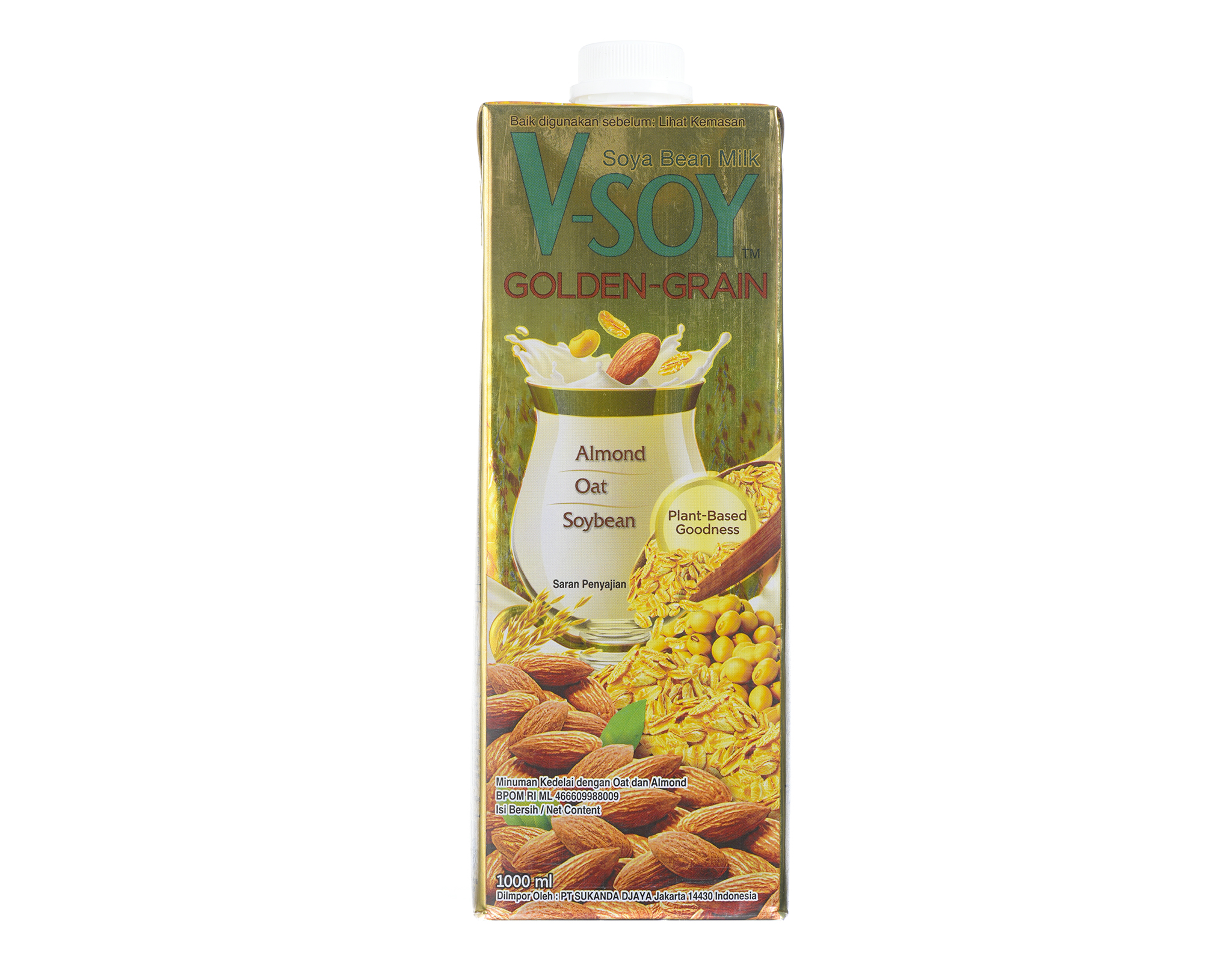 V-Soy Golden Grain Soy Oats And Almond, 1L - Protein Rich