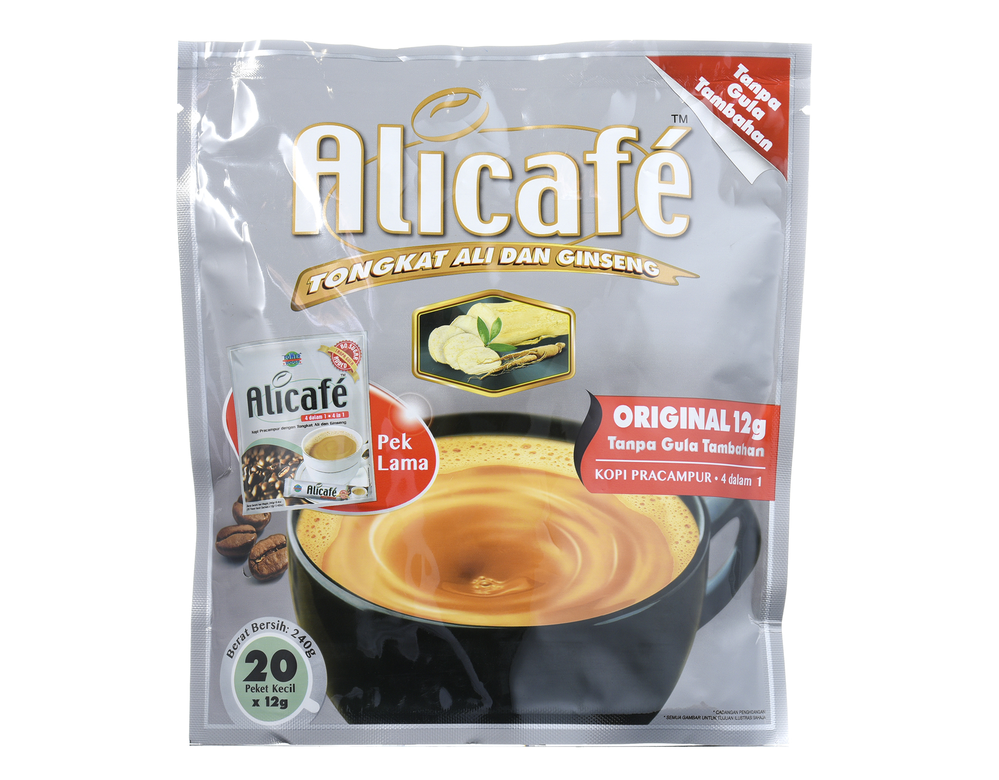 Power Root Alicafe No Sugar Added 4 In 1 | myaeon2go