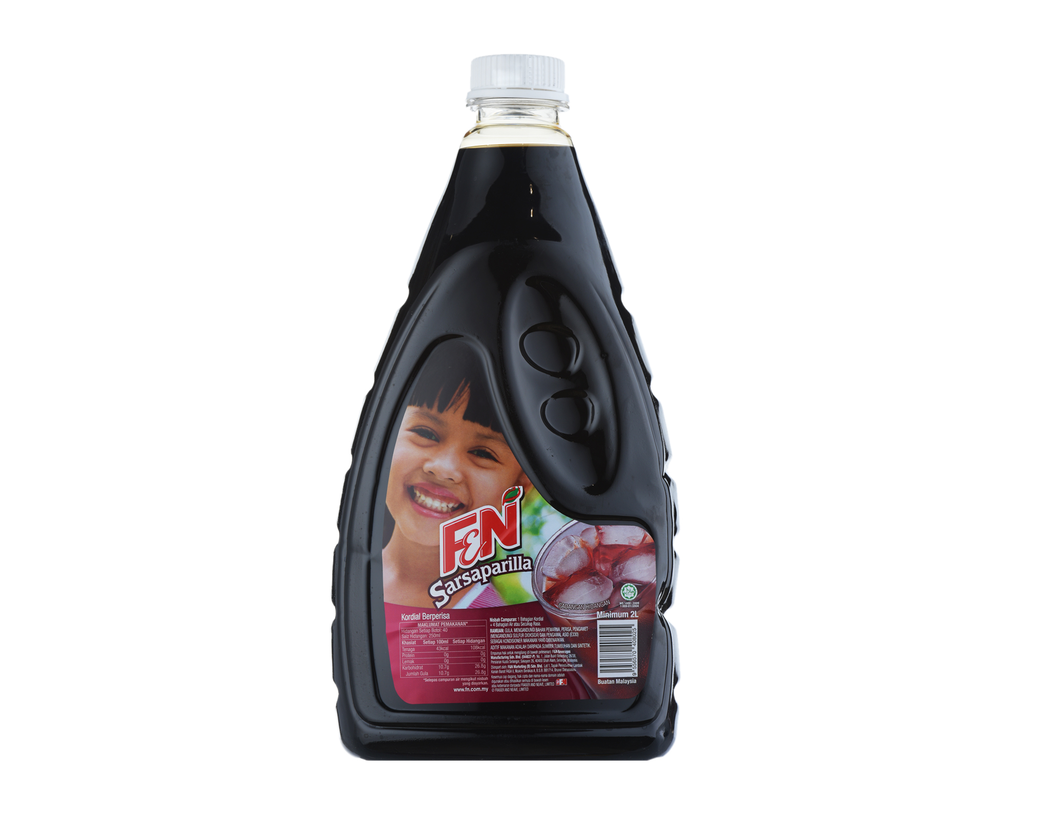F&N Cordial Sarsi, 2 liter - Refreshing Sarsi Flavor