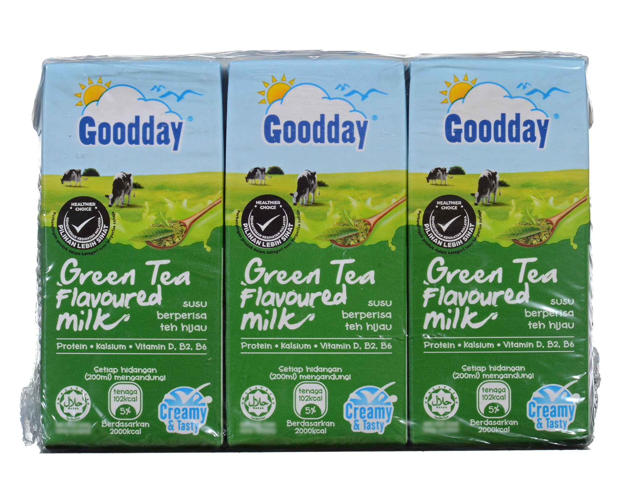 myAEON2GO | Goodday UHT Green Tea Flavoured Milk 6 x 200 ml
