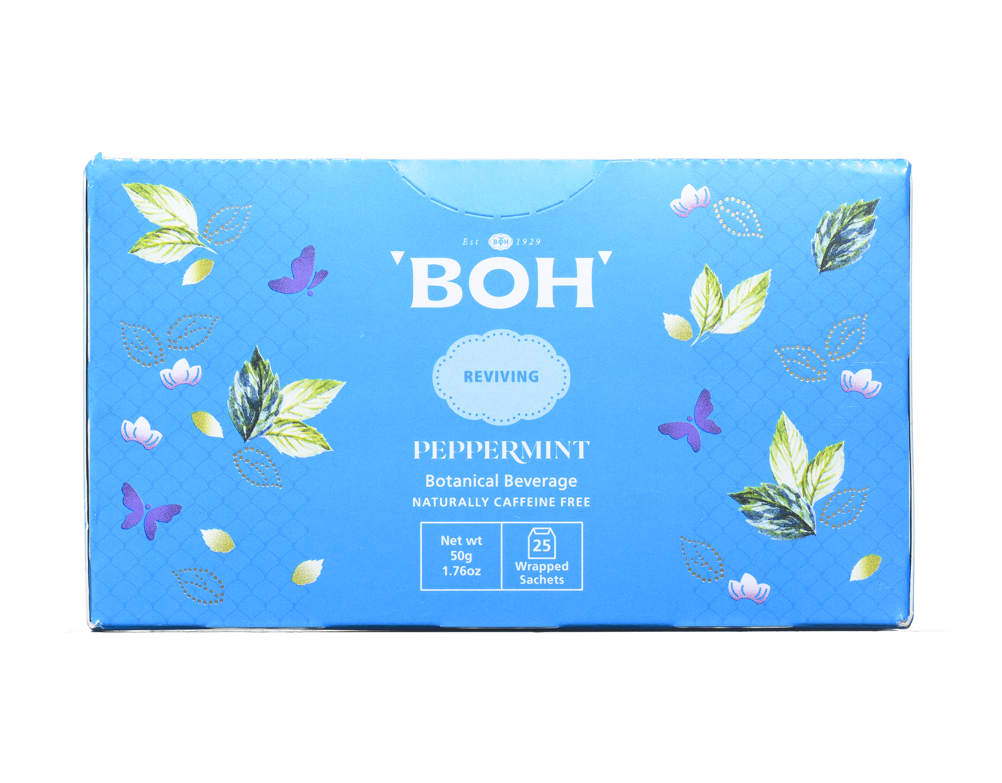 Boh Pepper Mint Tea 25's 2g - Caffeine-Free
