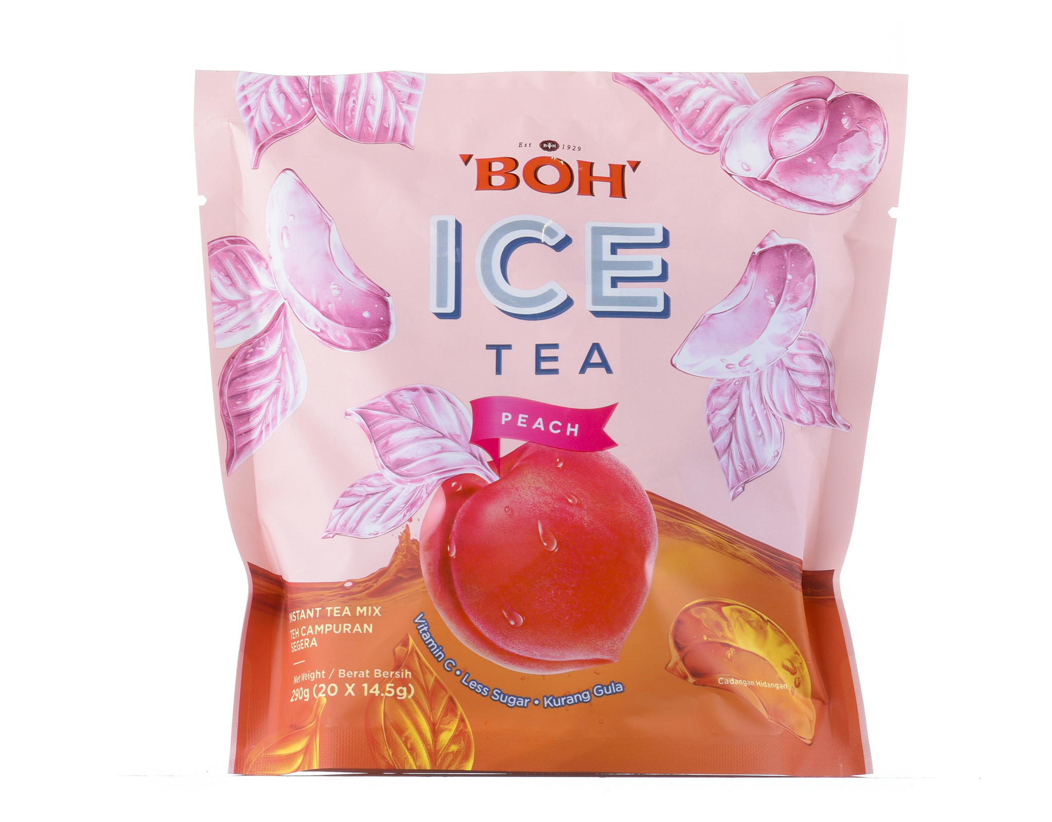 Boh Peach Ice Tea 20's x 14.5g - Peach Flavor