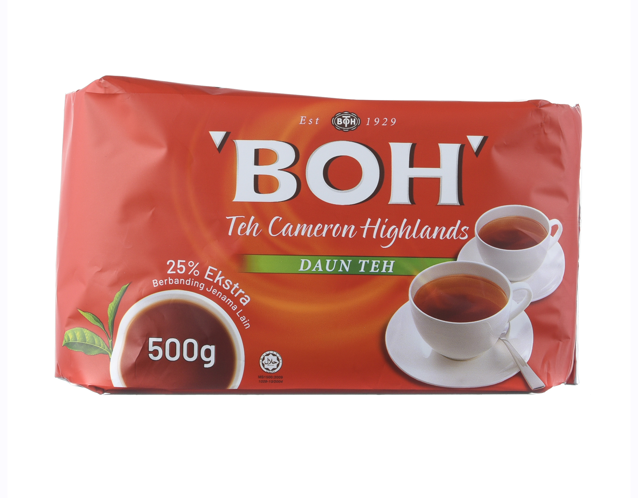 Boh Tea Leaves Packeted, 500g - 100% Tea Leaves
