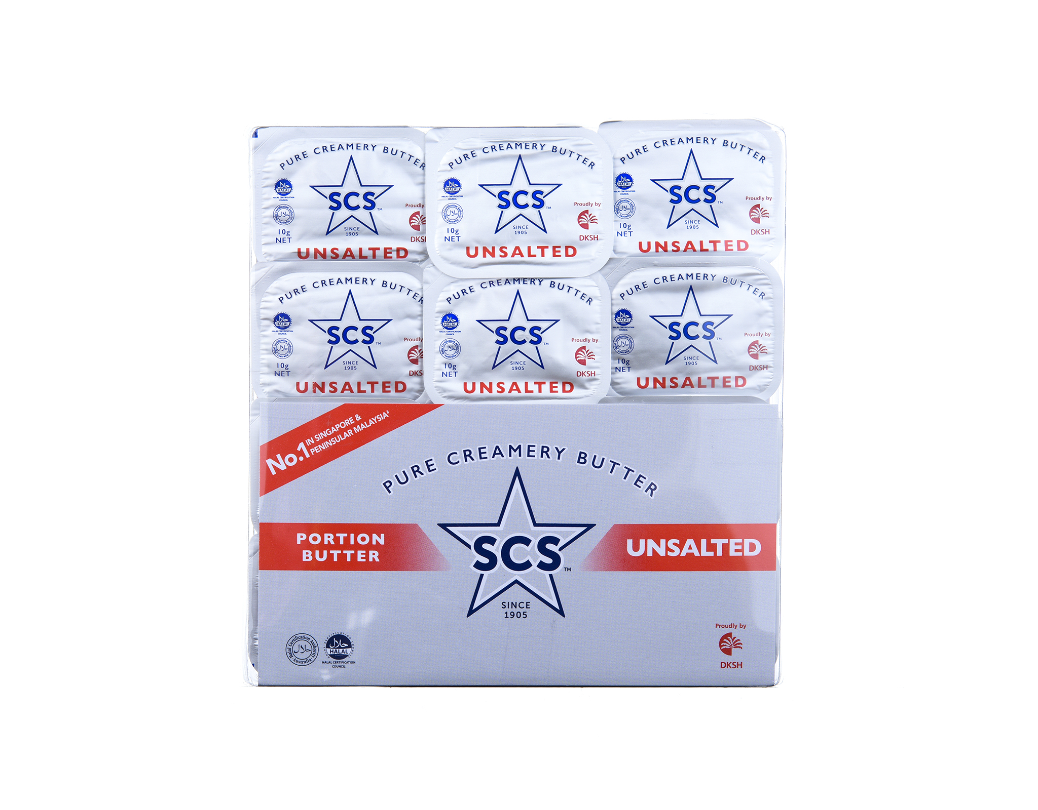 SCS Butter Unsalted 12x10g - Rich Taste