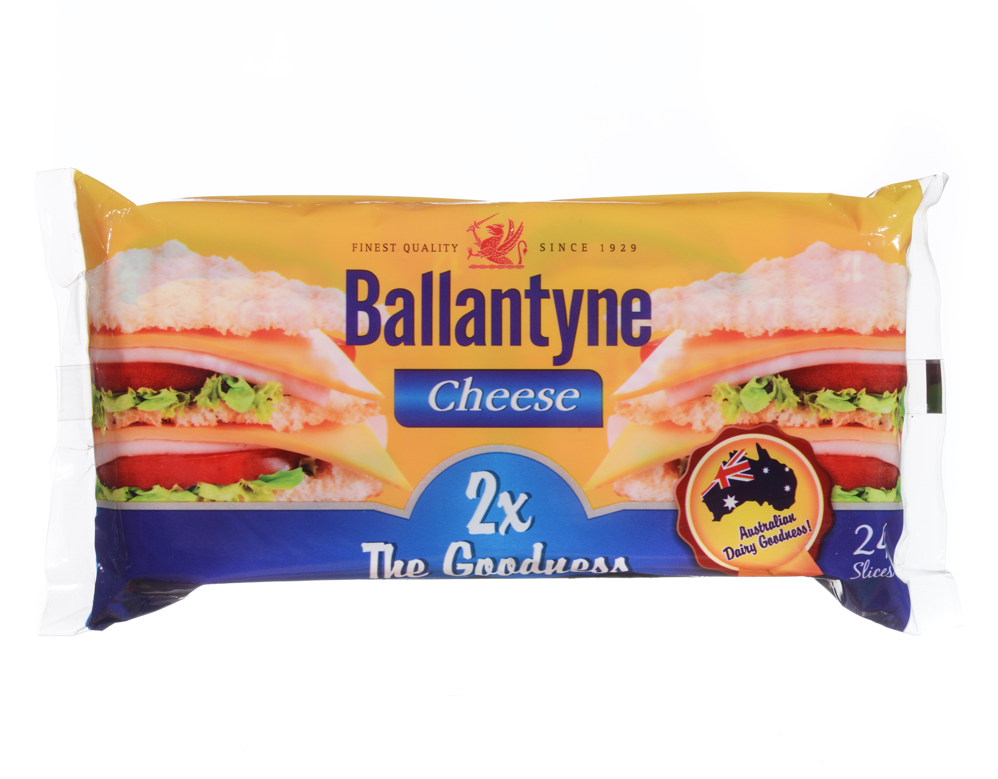 Ballantyne Slices Cheddar Cheese 24's | myaeon2go