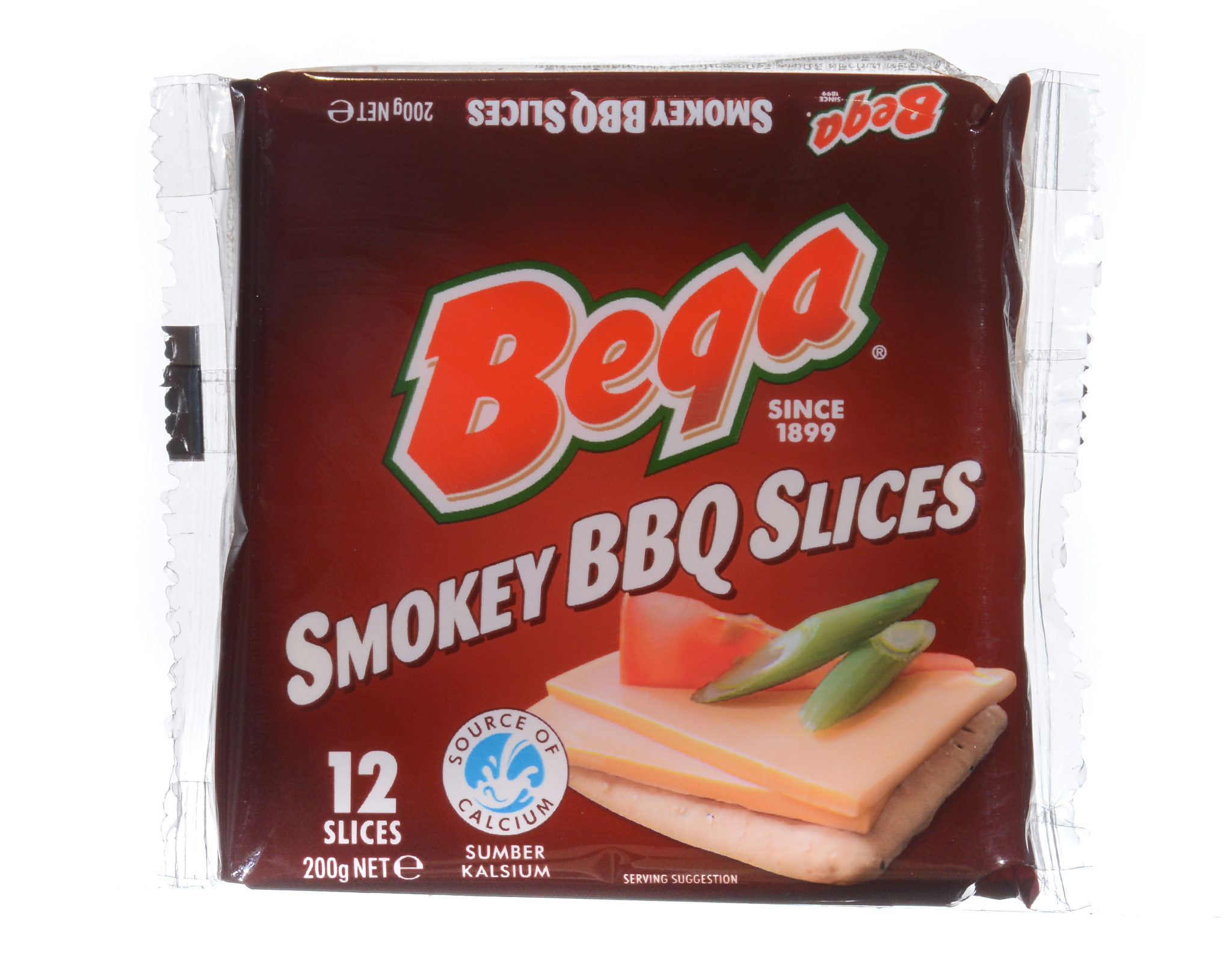 Bega Smokey BBQ Slice Cheese 12's | myaeon2go