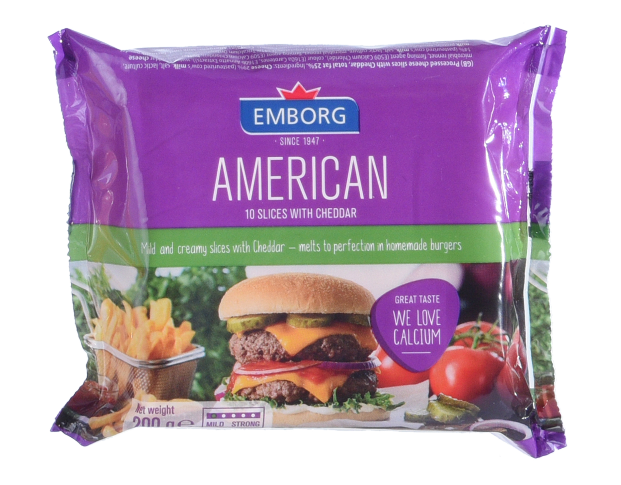 Emborg Processed Sliced Cheese American Cheddar | myaeon2go