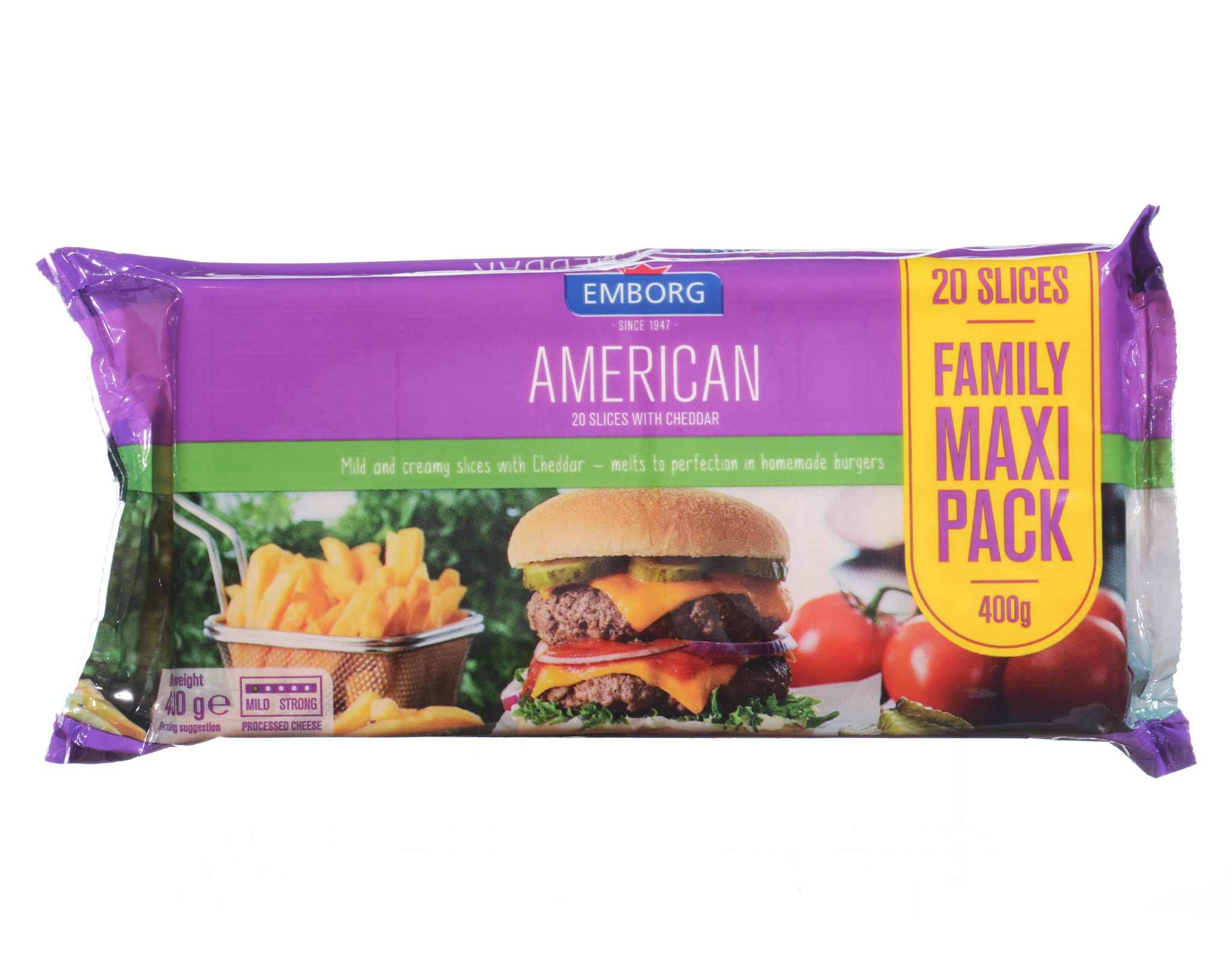 Emborg Processed Sliced Cheese American Cheddar | myaeon2go
