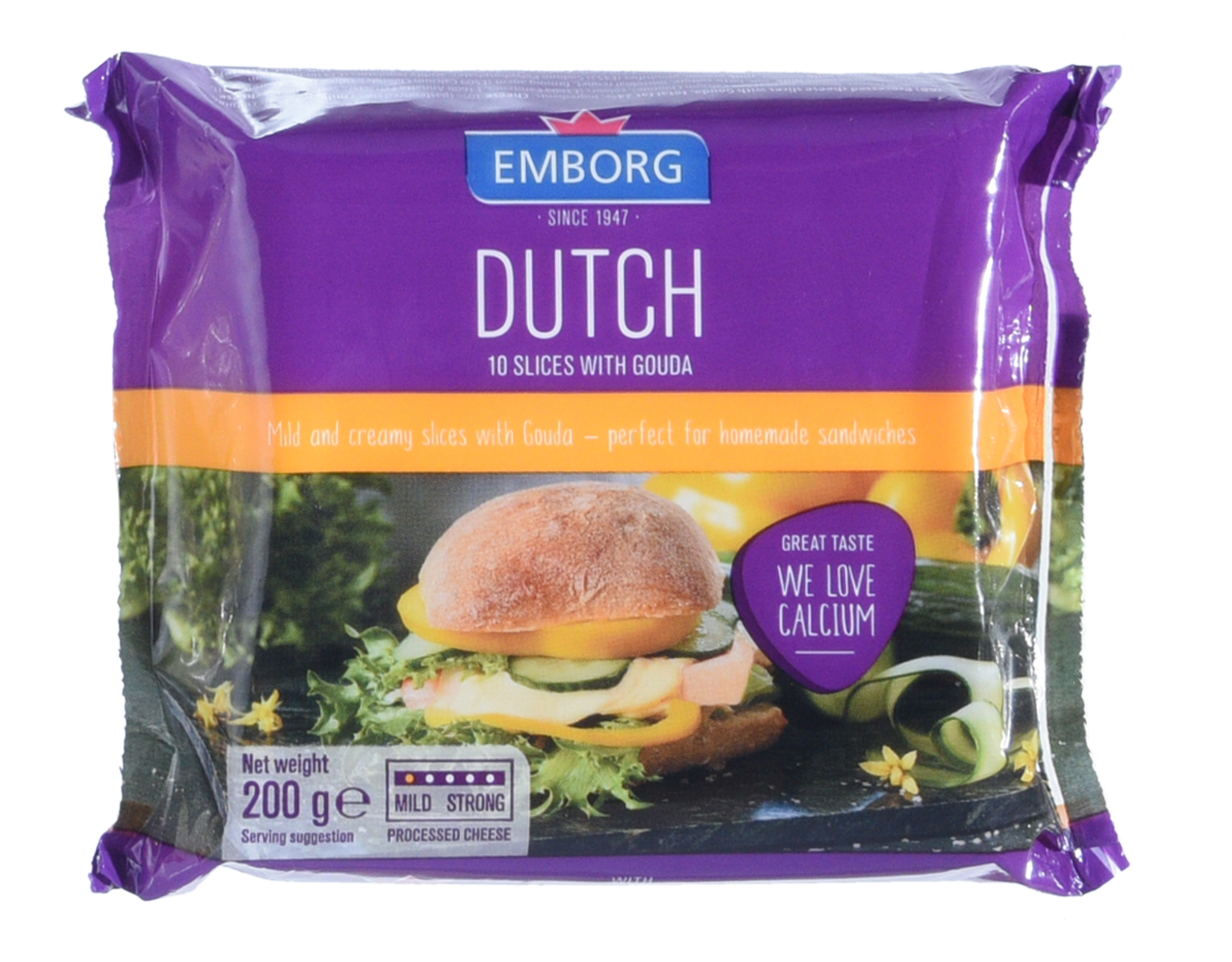 Emborg Processed Sliced Cheese Dutch Gouda | myaeon2go
