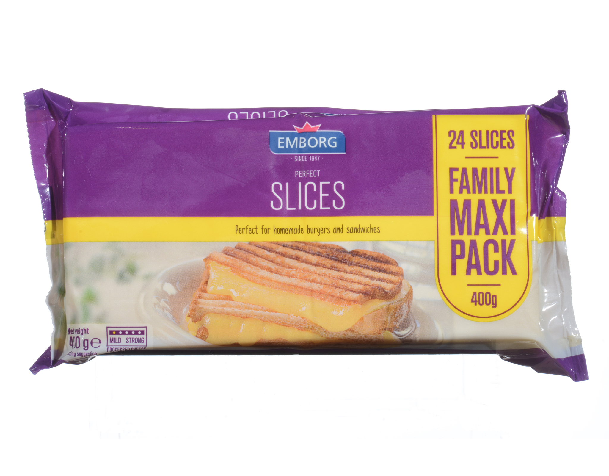 Emborg Processed Sliced Cheese Perfect Slices Processed Sliced Cheese ...