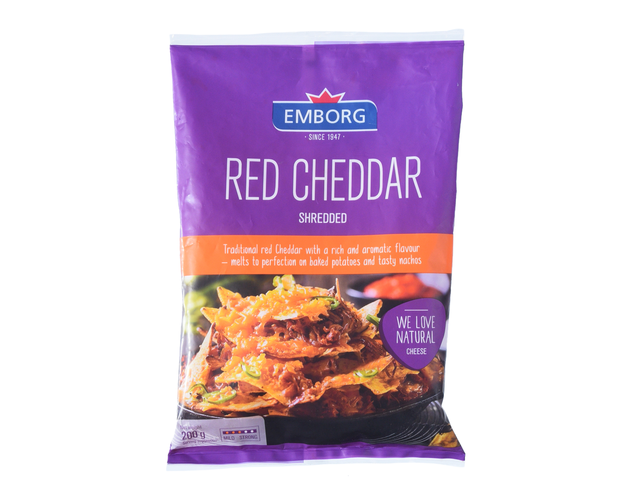 Emborg Shredded Red Cheddar Shredded Red Cheddar | myaeon2go