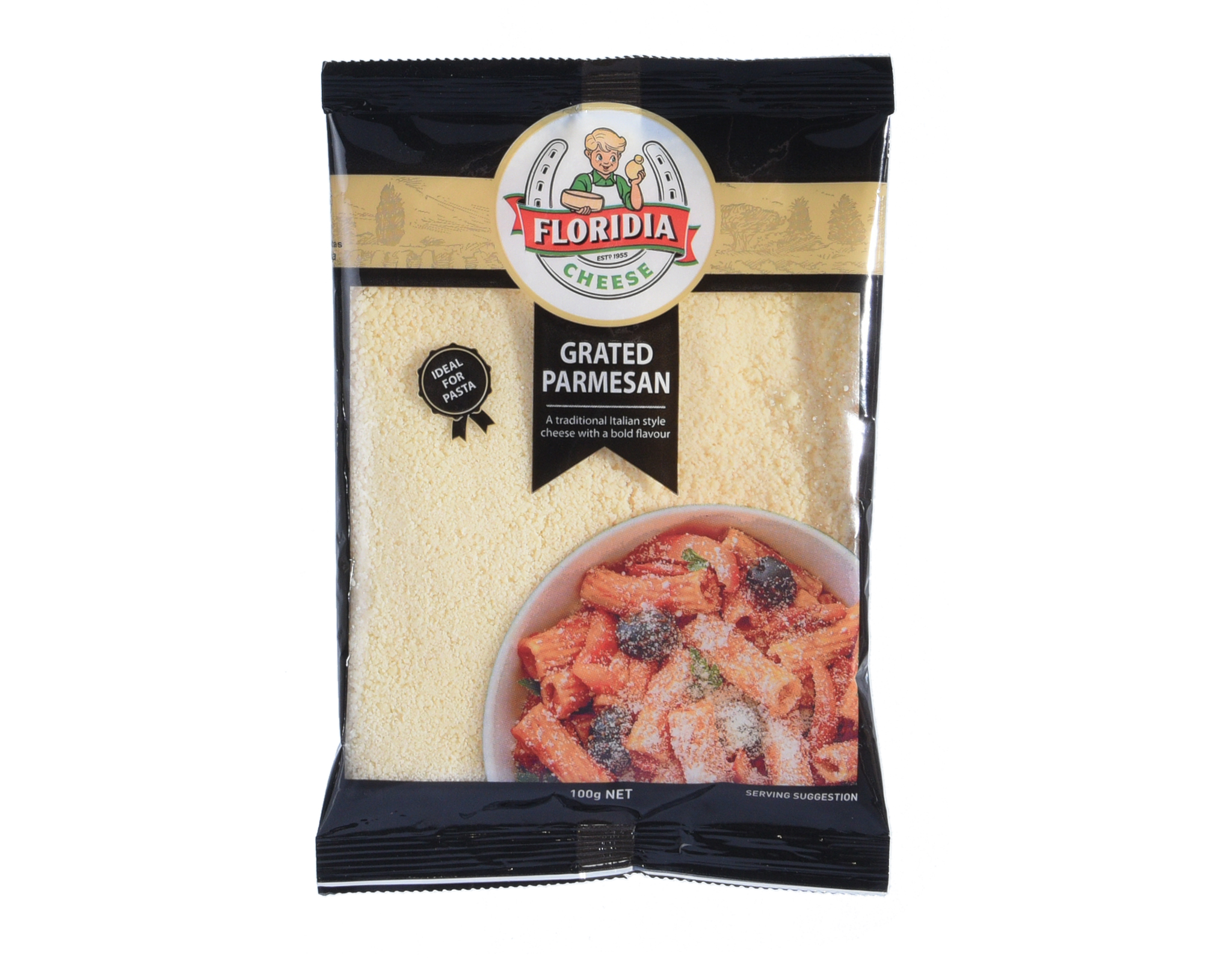 Floridia Grated Parmesan, 100g - Ideal for Pasta