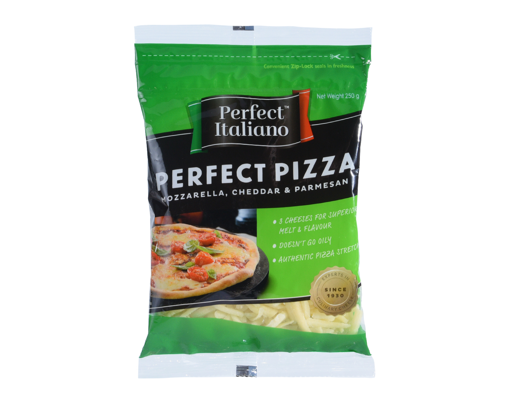 Perfect Italiano Pizza Plus 250g Superior Melt & Flavour