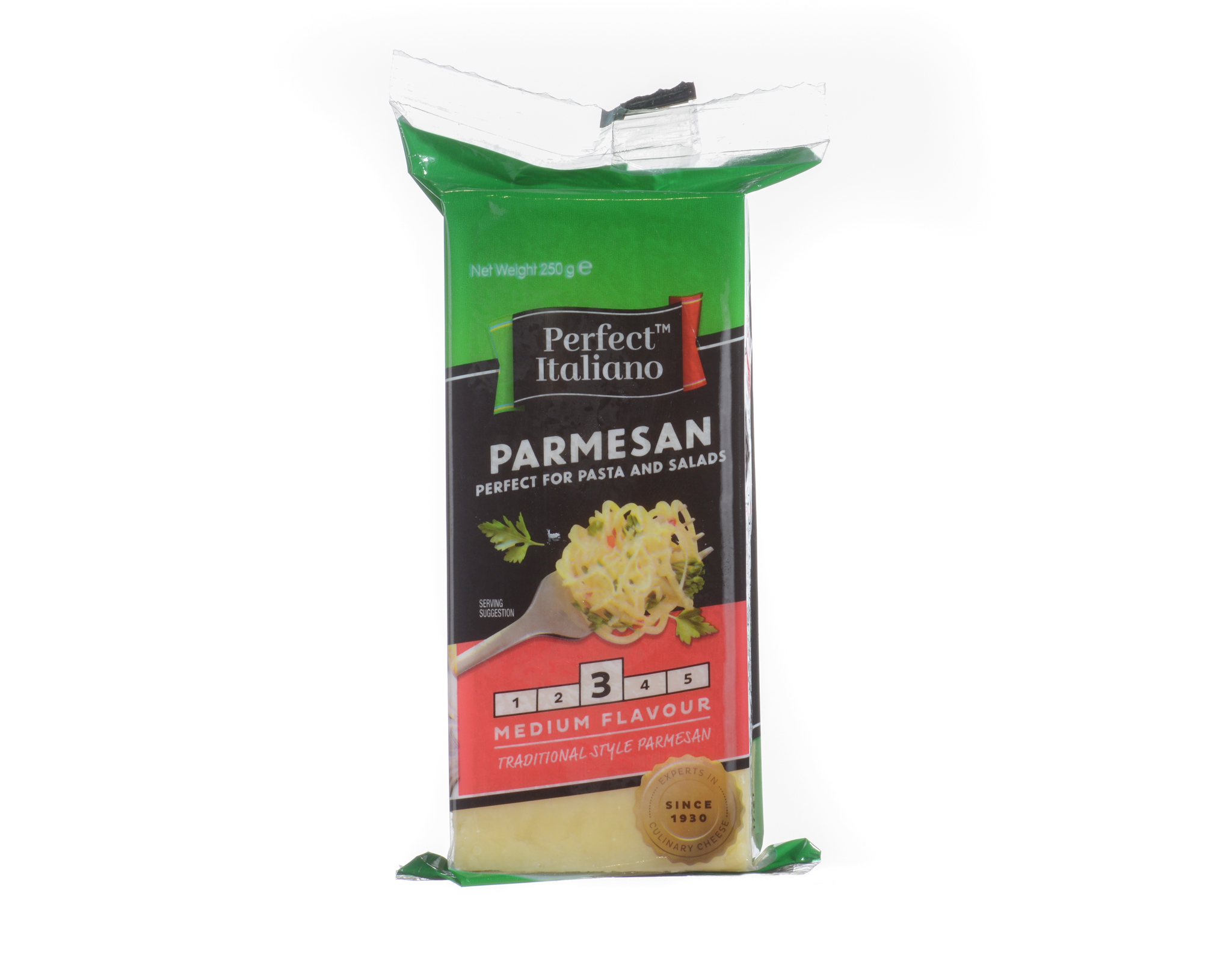 Perfect Italiano Parmesan Block, 250g - Perfect for Pasta