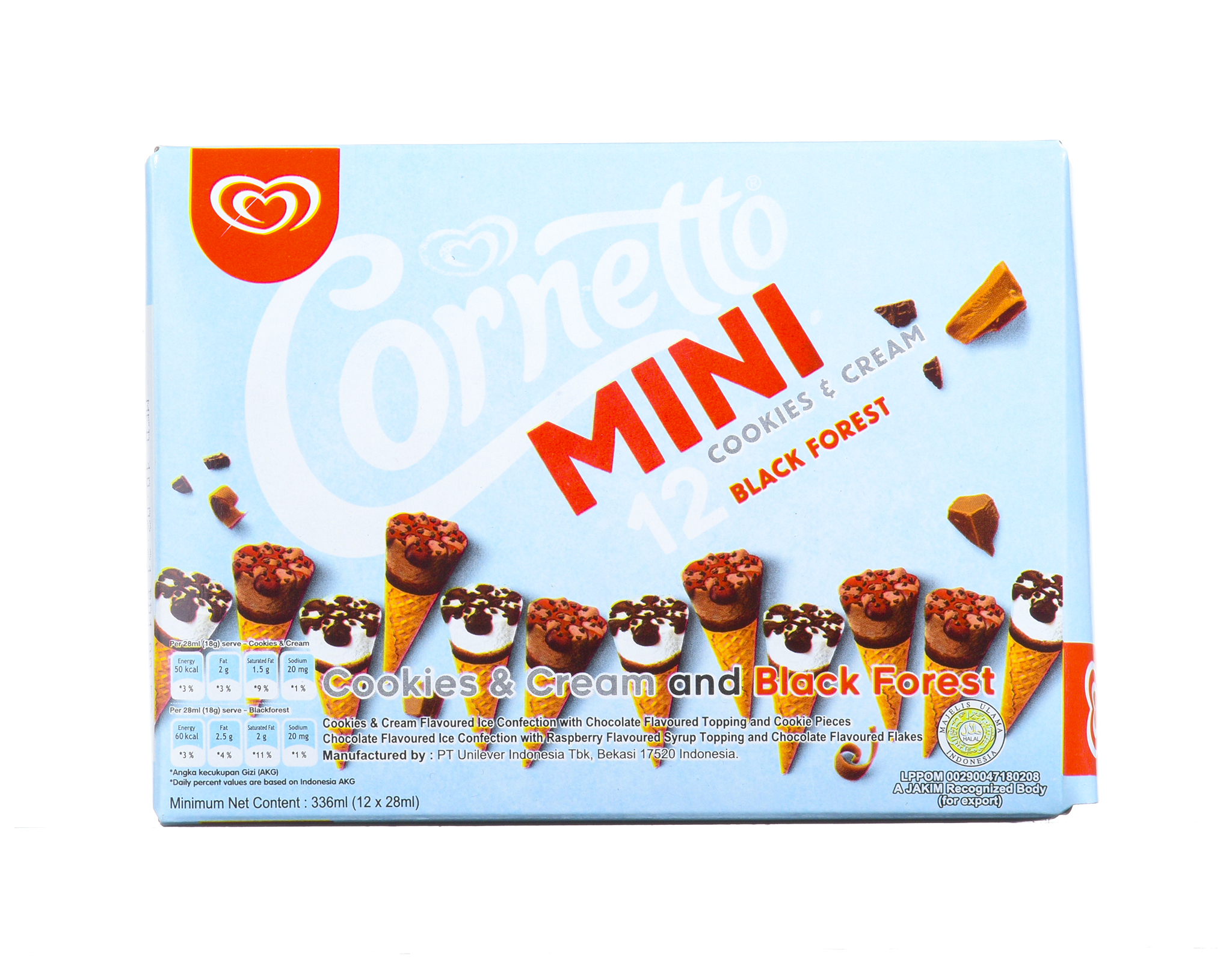 Wall's Mini Cornetto Cookies N Cream & Black Forest | myaeon2go