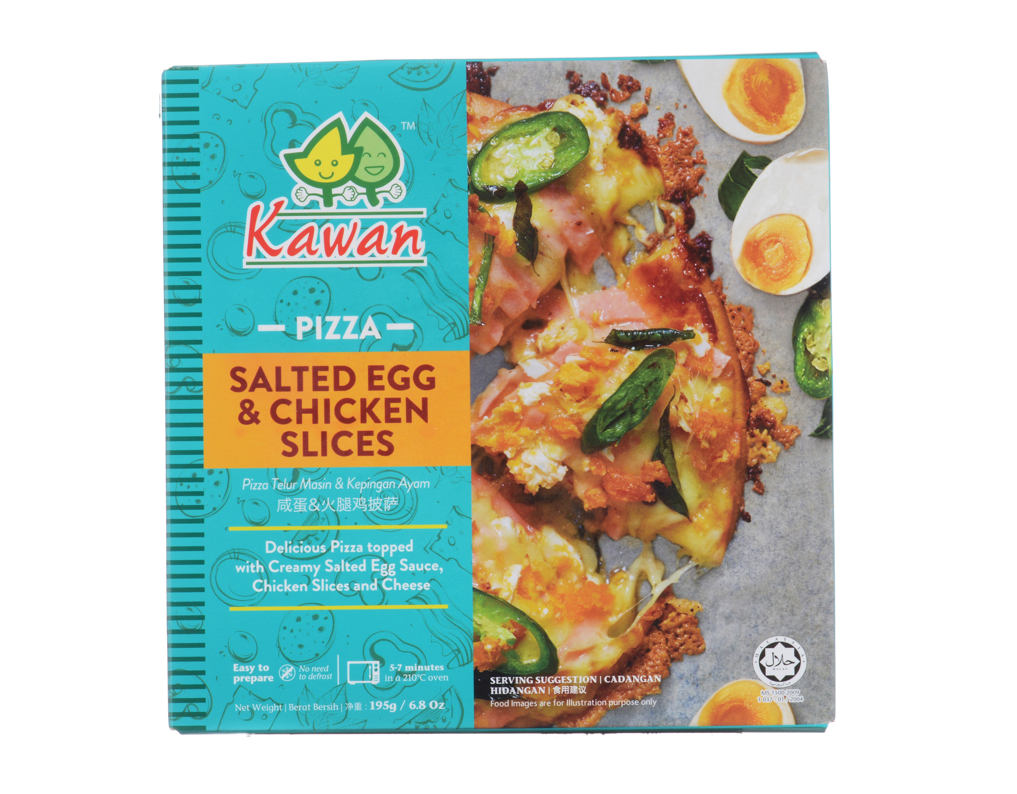 Kawan Pizza Salted Egg Sauce 7' | myaeon2go