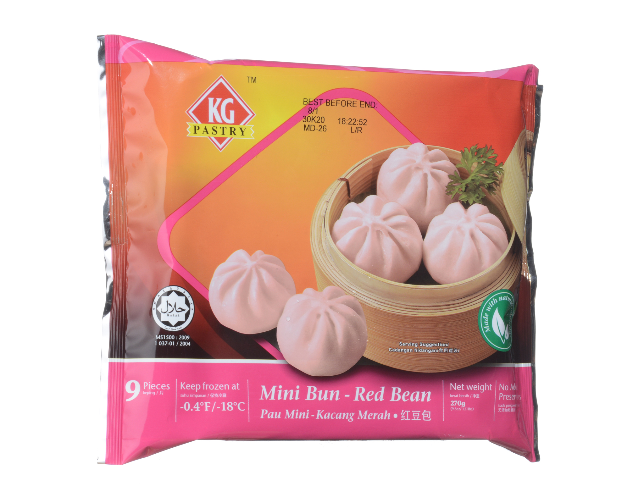 KG Pastry Red Bean Mini Bun | myaeon2go