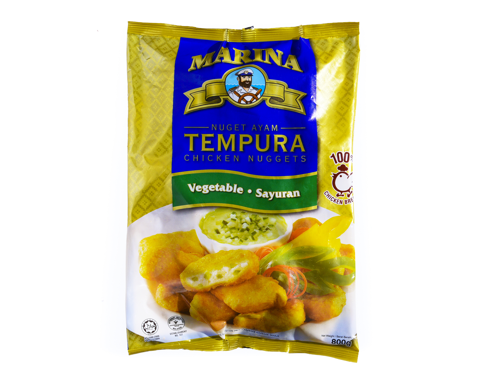 Marina Tempura Chicken Nugget Vegetable, 750g – Crispy