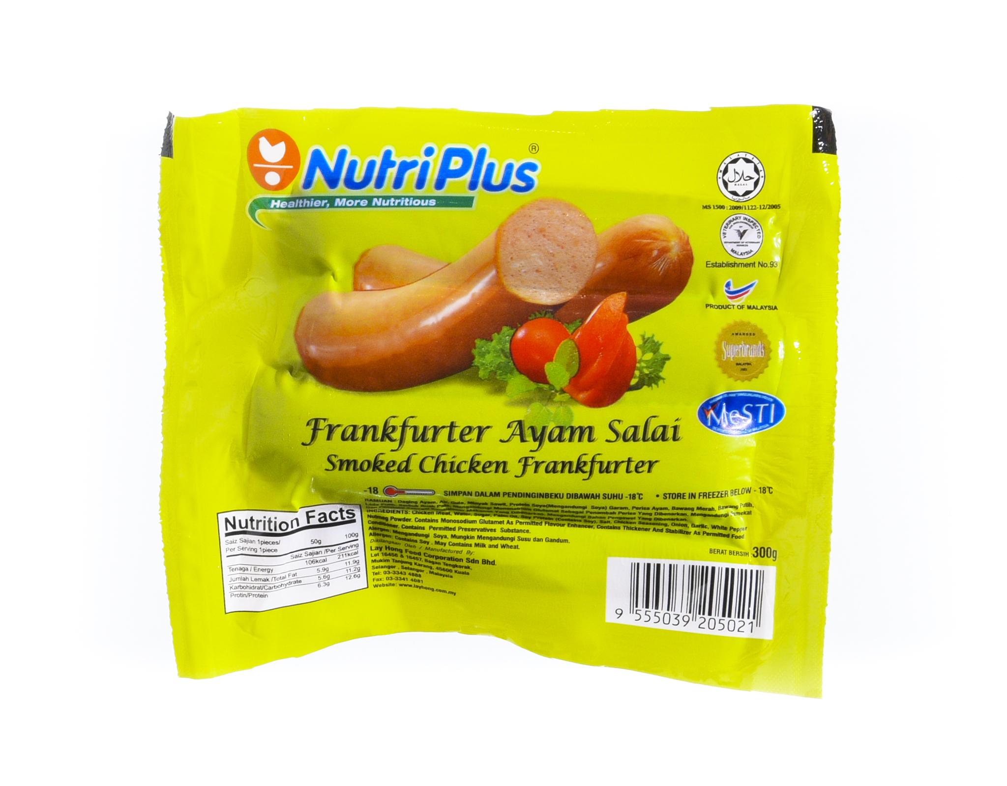 Nutriplus Smoked Chicken Frankfurter | myaeon2go