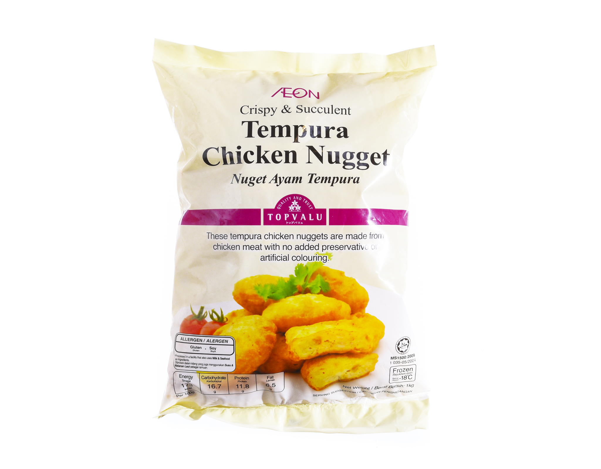 myAEON2GO | Topvalu Tempura Chicken Nuggets 1 kg