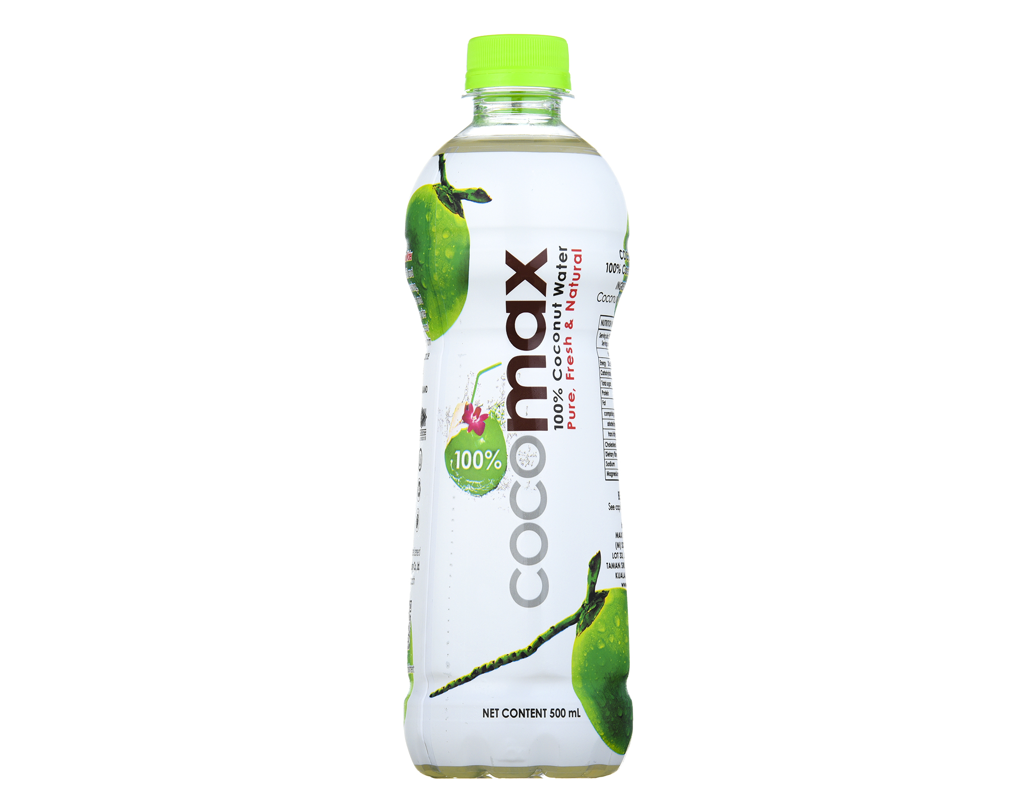 Cocomax 100% Coconut Water, 500 ml - Pure & Natural