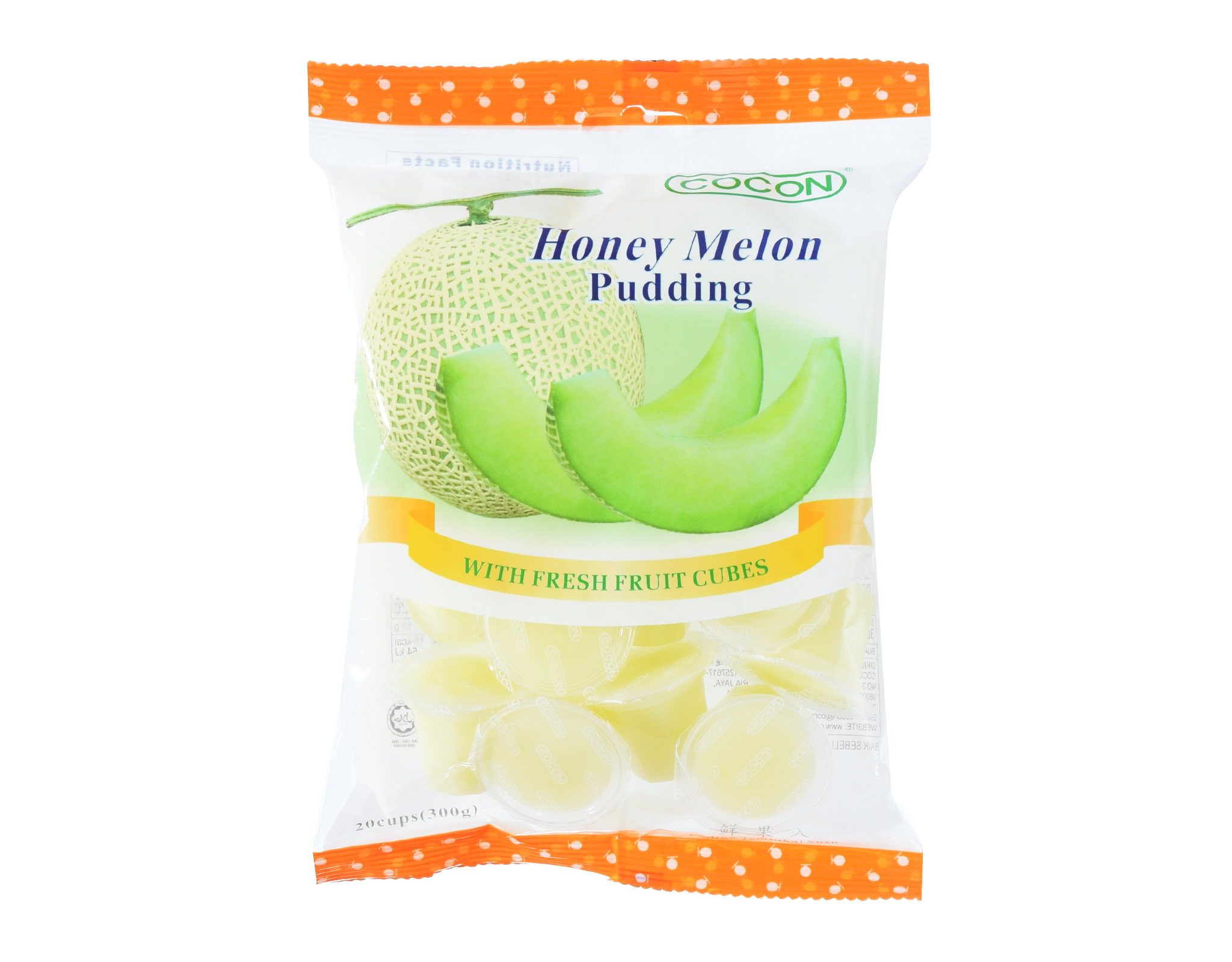 Cocon Nata Fruit Cube Mini Honey Melon Pudding | myaeon2go