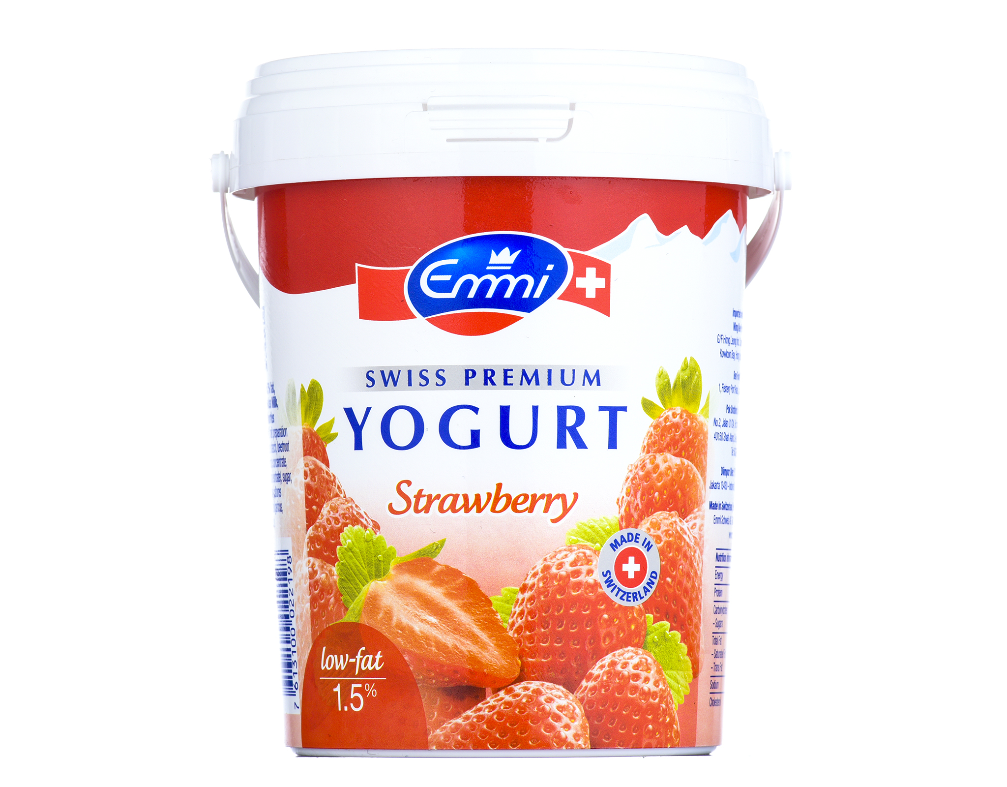 Emmi Swiss Premium Yogurt Strawberry 1kg Low Fat Delight