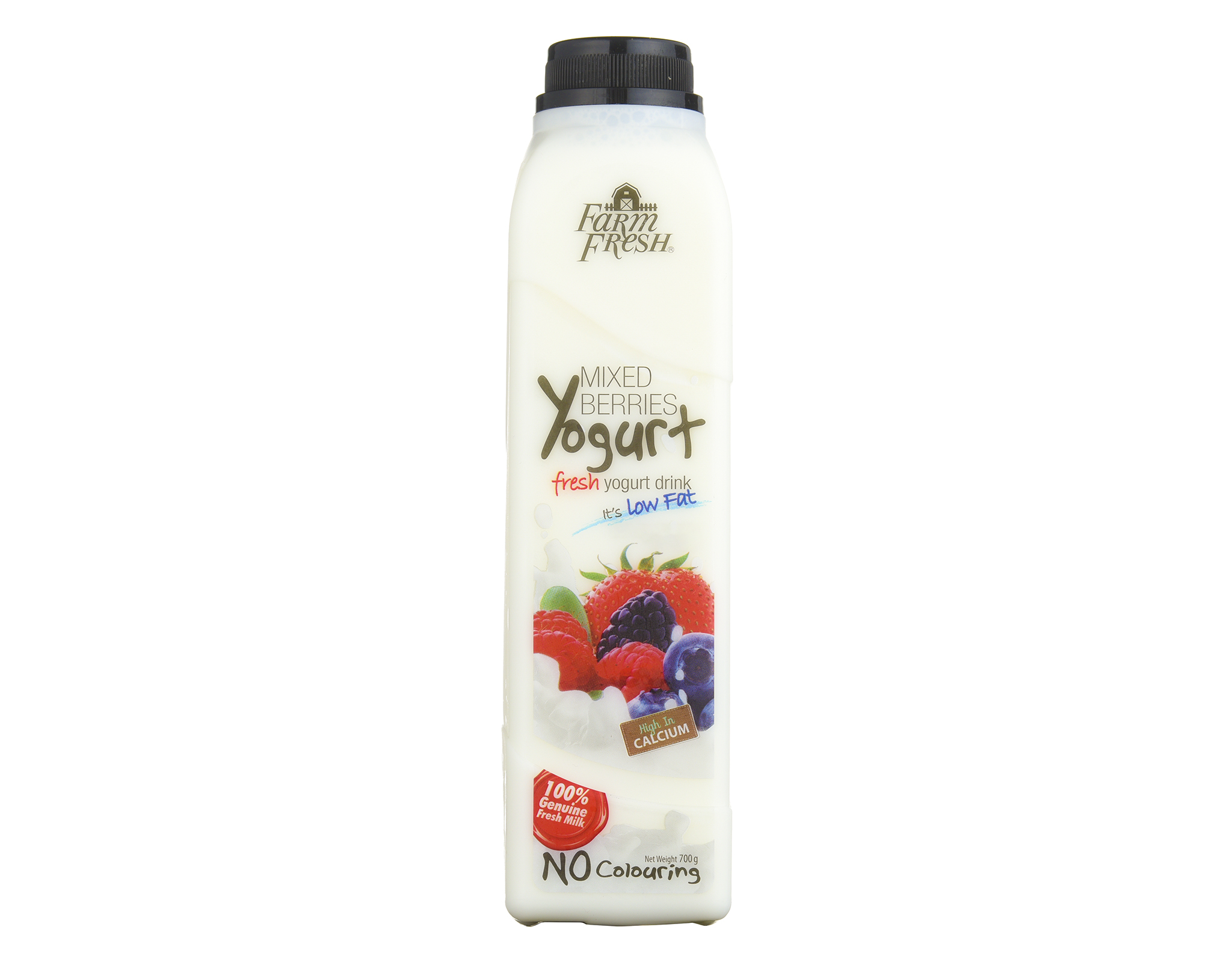 Farm Fresh Yogurt Drink Mixed Berries, 700 ml - Low Fat