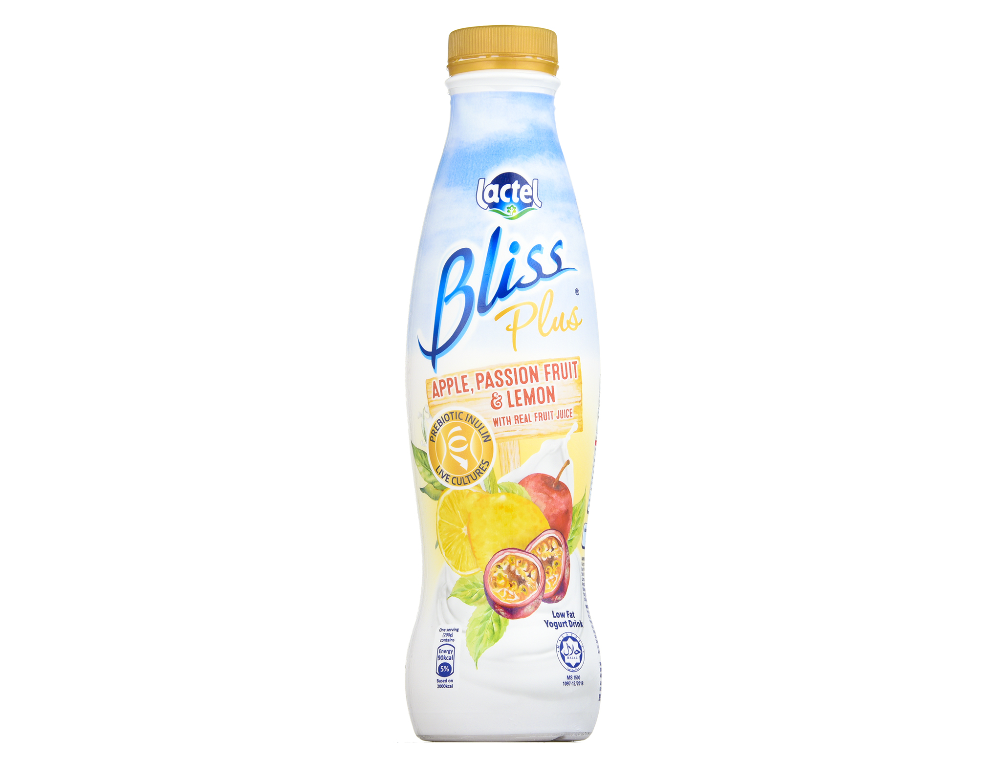 Lactel Bliss Plus Low Fat Yogurt Drink Apple, Passion Fruit & Lemon ...
