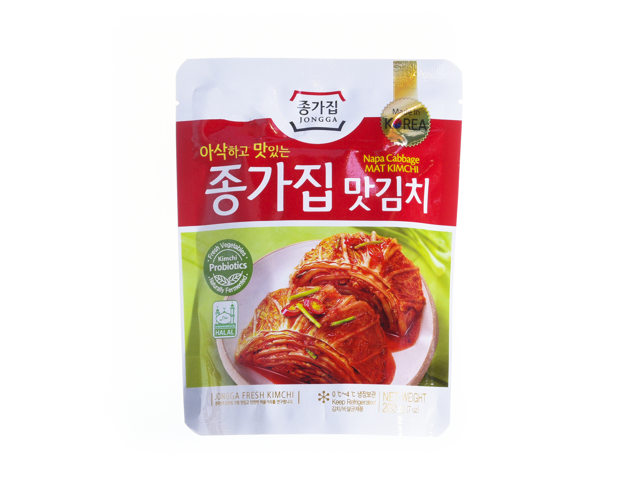 Jongga Mat Kimchi, 200g - Authentic Korean Taste