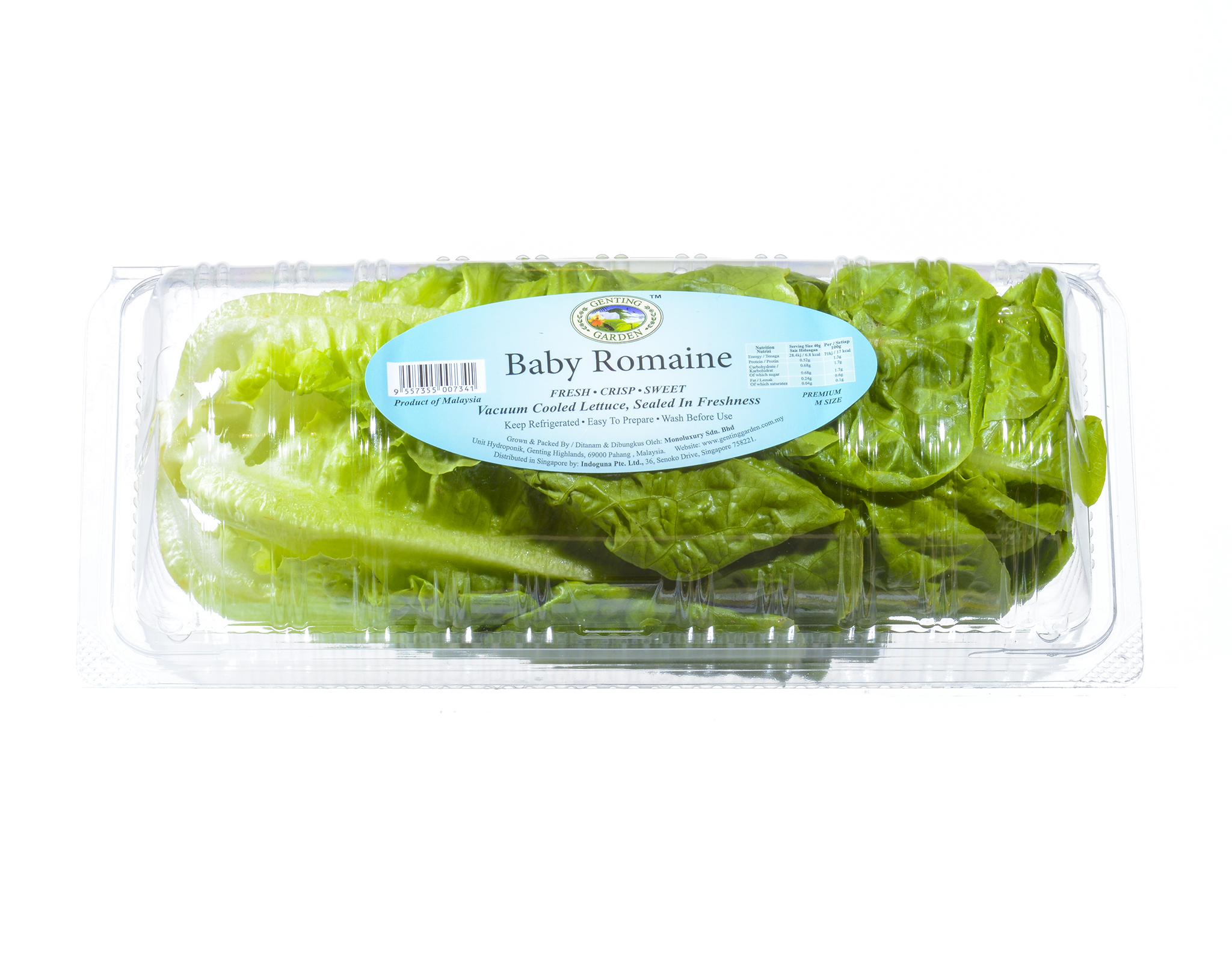 Genting Garden Malaysia Baby Romaine, 200 g - Fresh & Crisp
