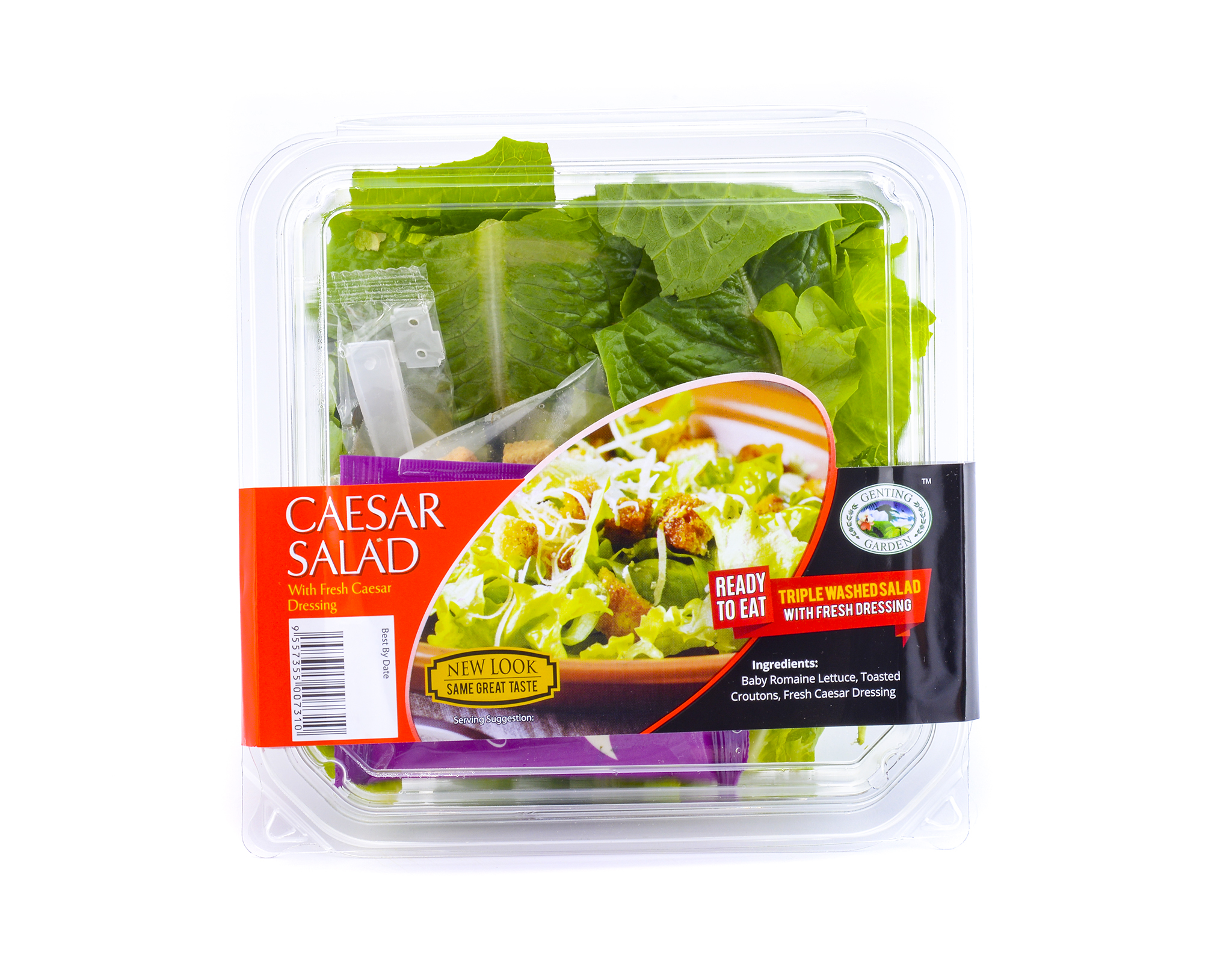 Genting Garden MY Caesar Salad Bowl, 120g - Fresh Dressing