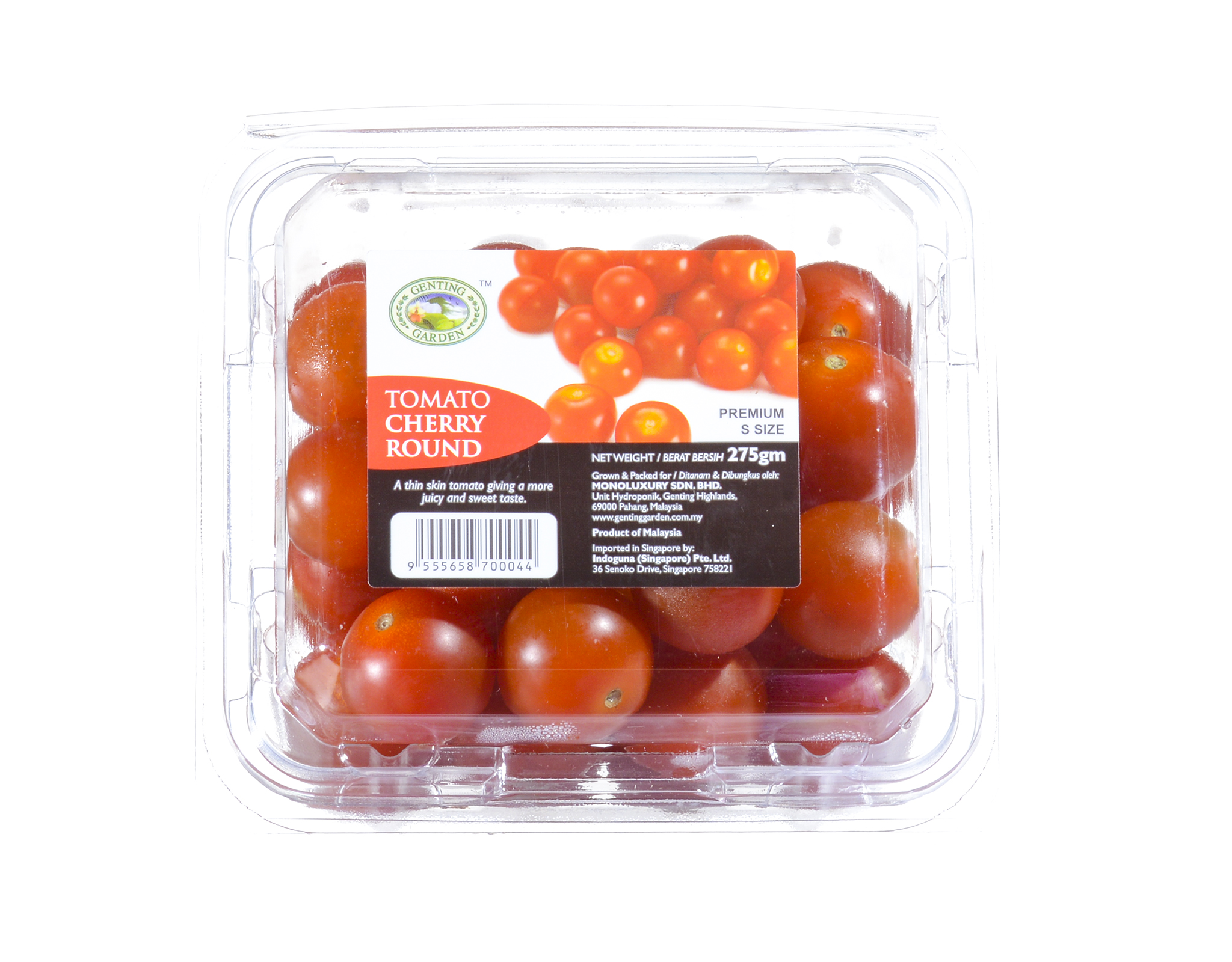 Genting Garden MY Tomato Cherry Round, 275g - Juicy & Sweet