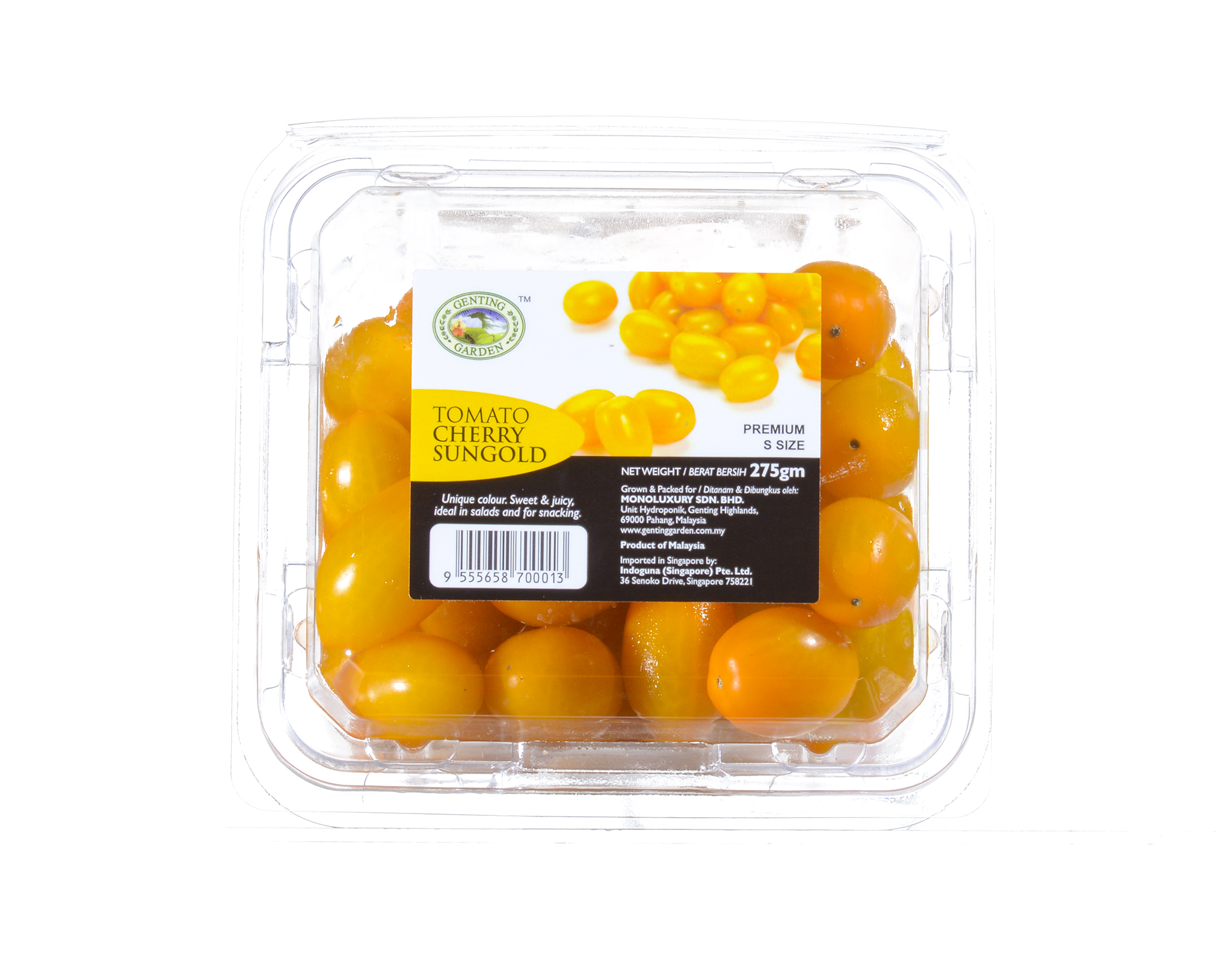Genting Garden Tomato Cherry Sungold MY, 275g - Juicy treat
