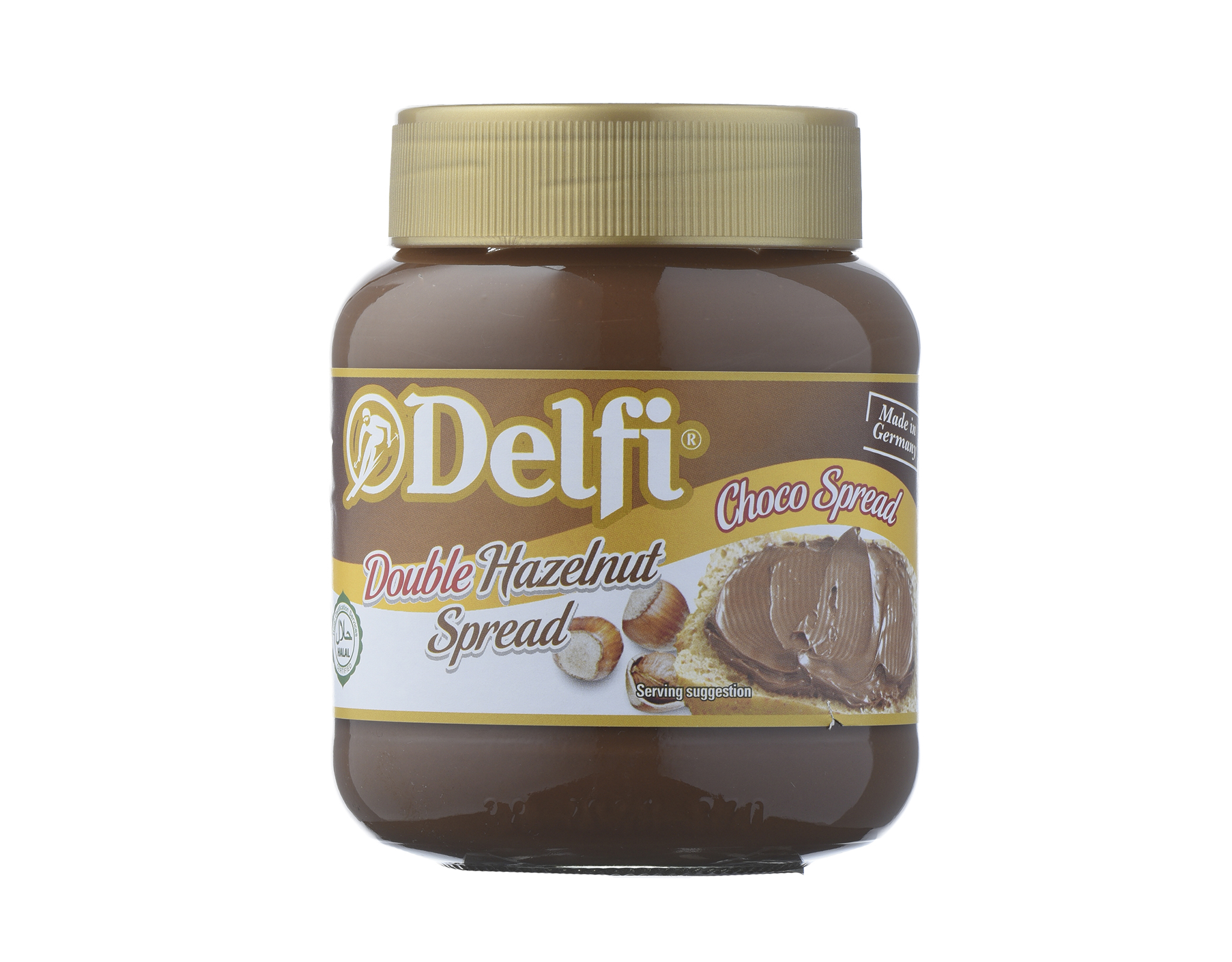 Delfi Double Hazelnut Choco Spread, 350g - Double Taste