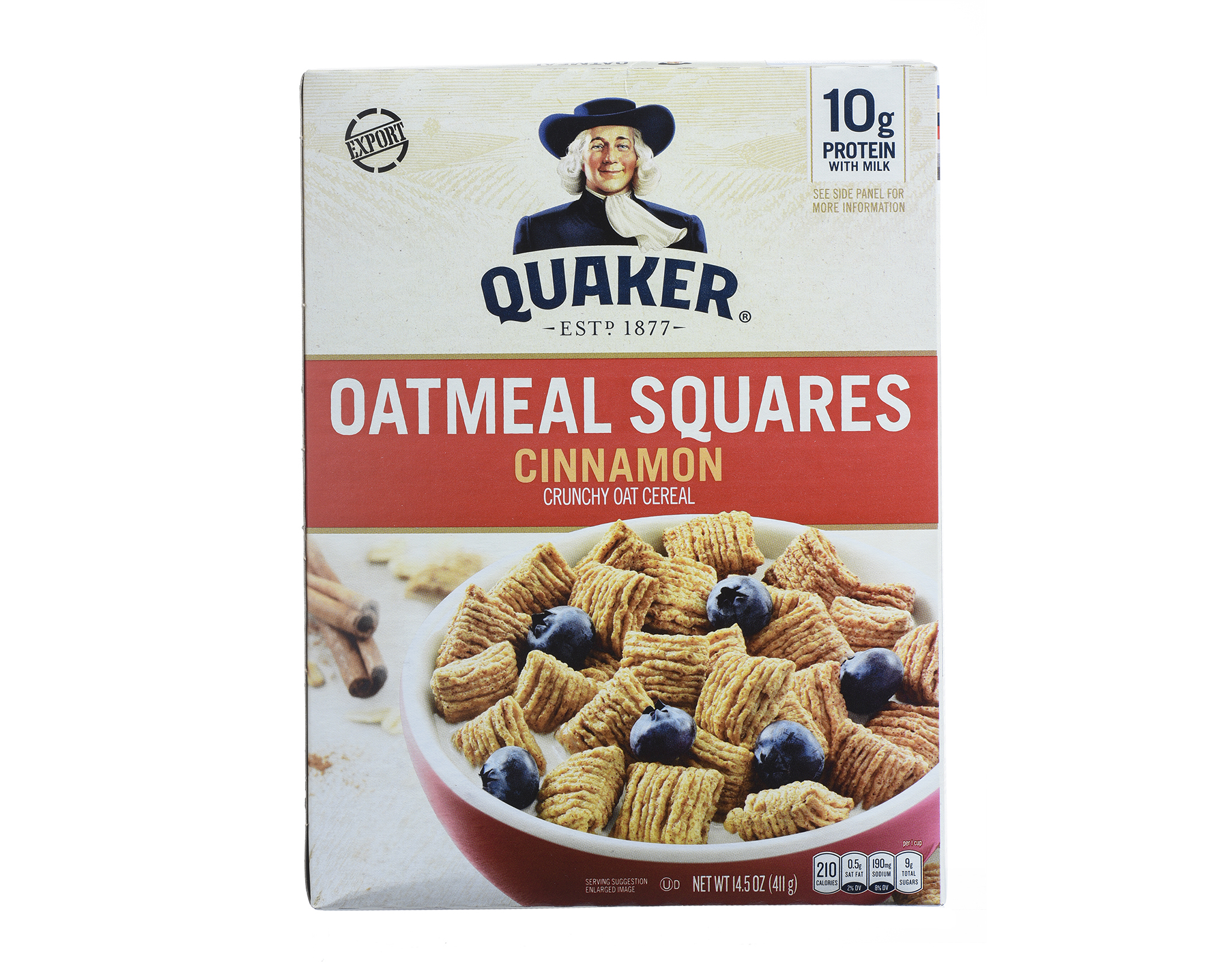 Quaker Oatmeal Squares Cereal Cinnamon | myaeon2go