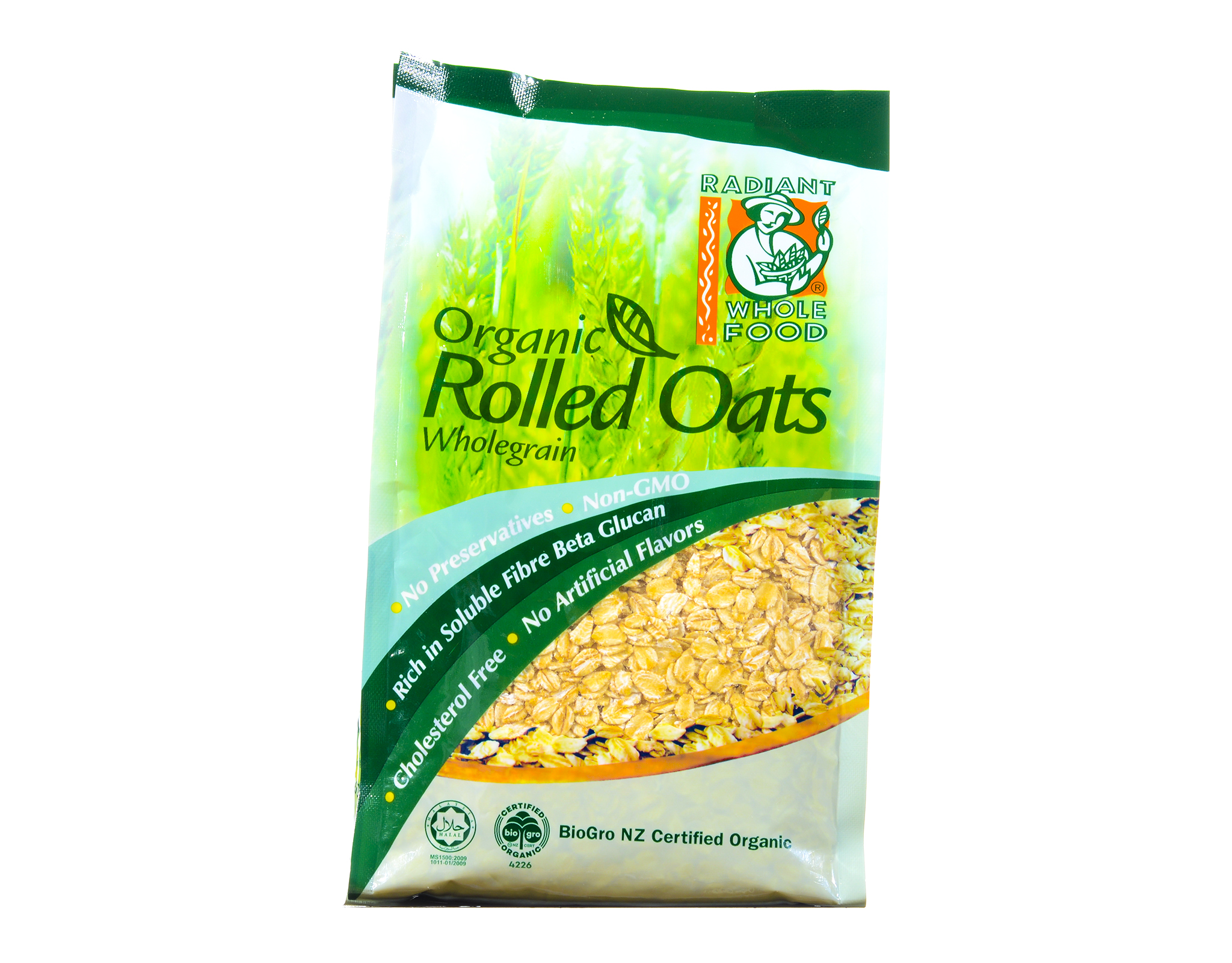 Radiant Whole Food Oat Rolled Organic | myaeon2go