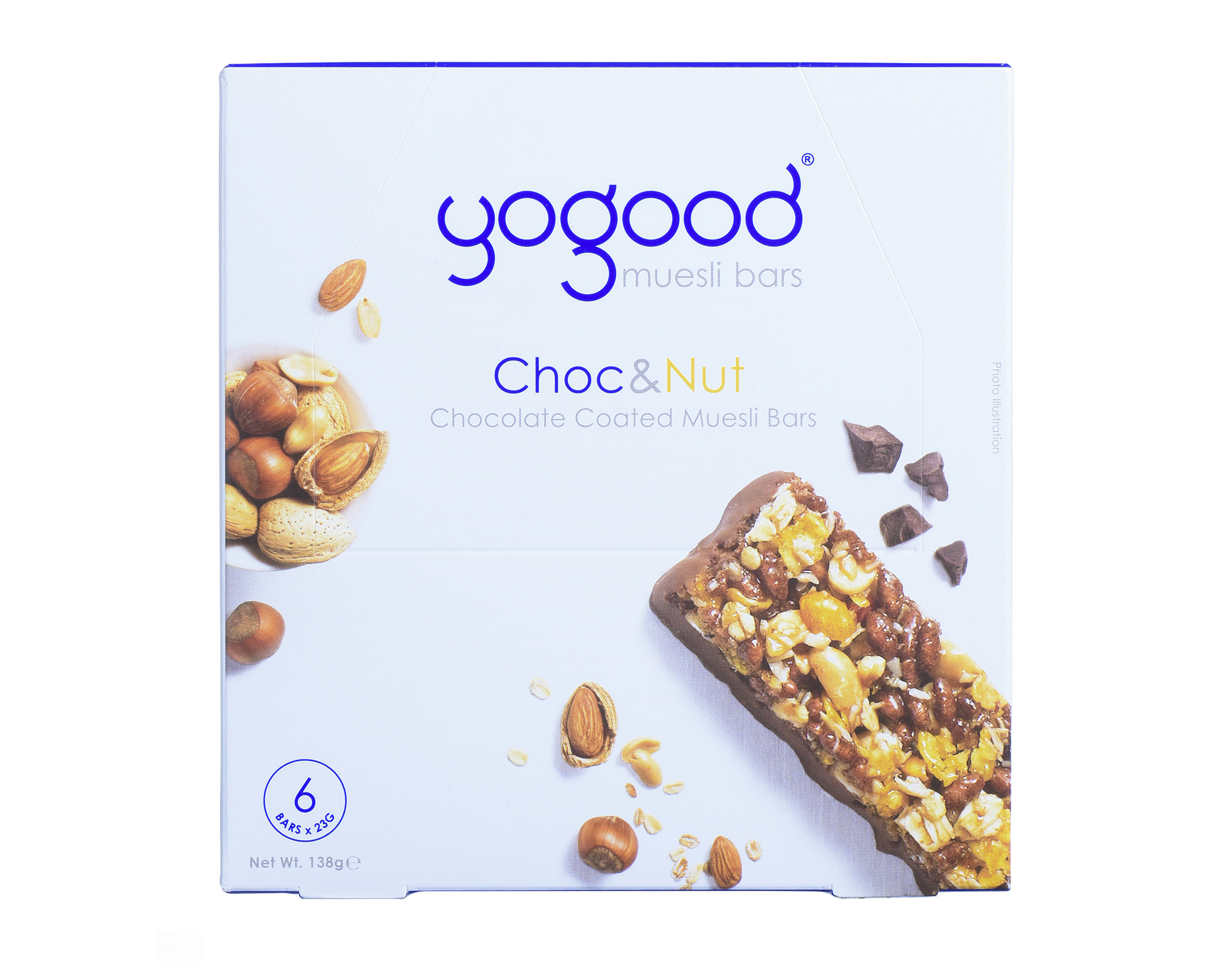 Yogood Chocolate & Nut Muesli Bar, 138g - Nutty Delight