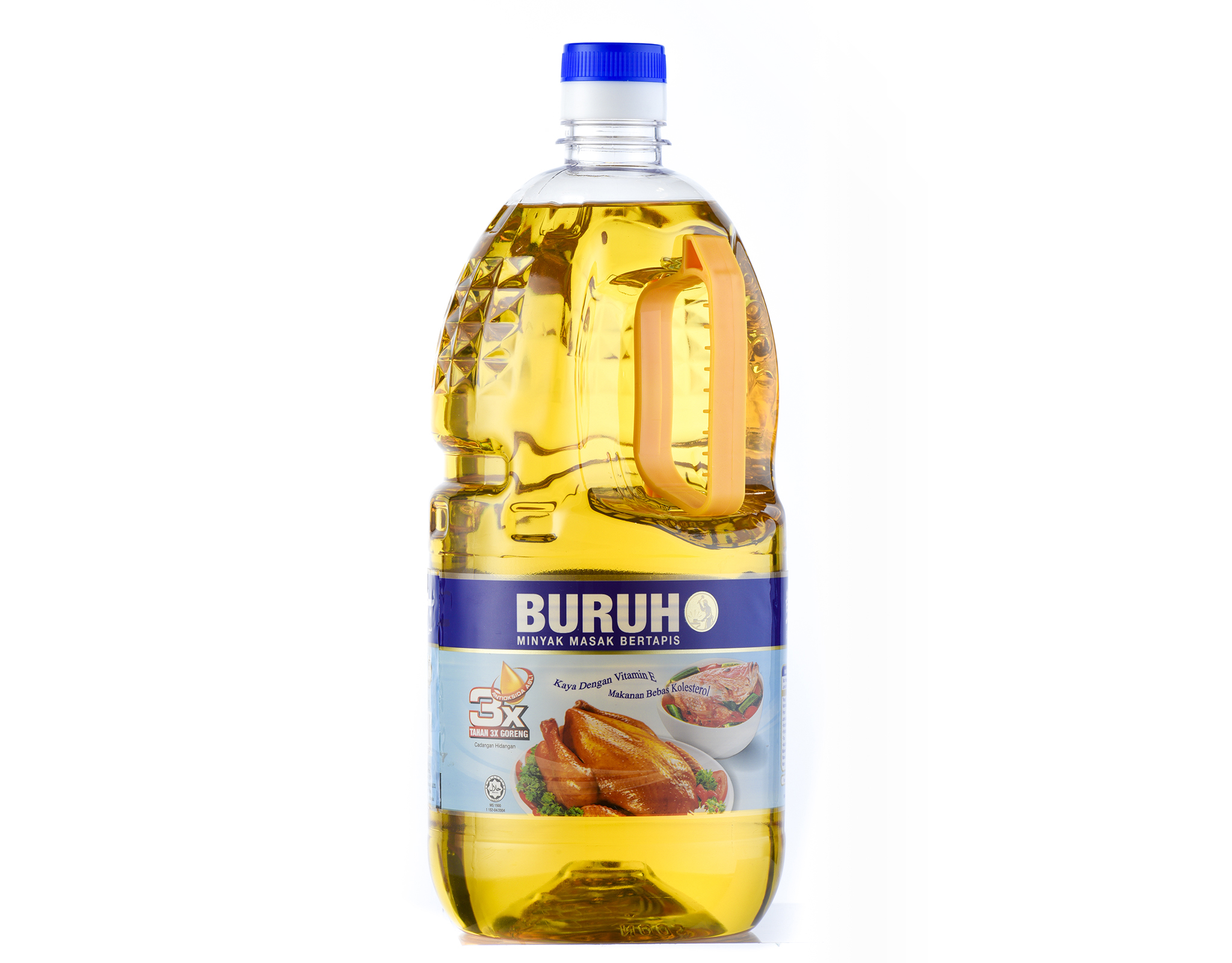 Buruh Cooking Oil, 2 kg - Vitamin E, Cholesterol Free