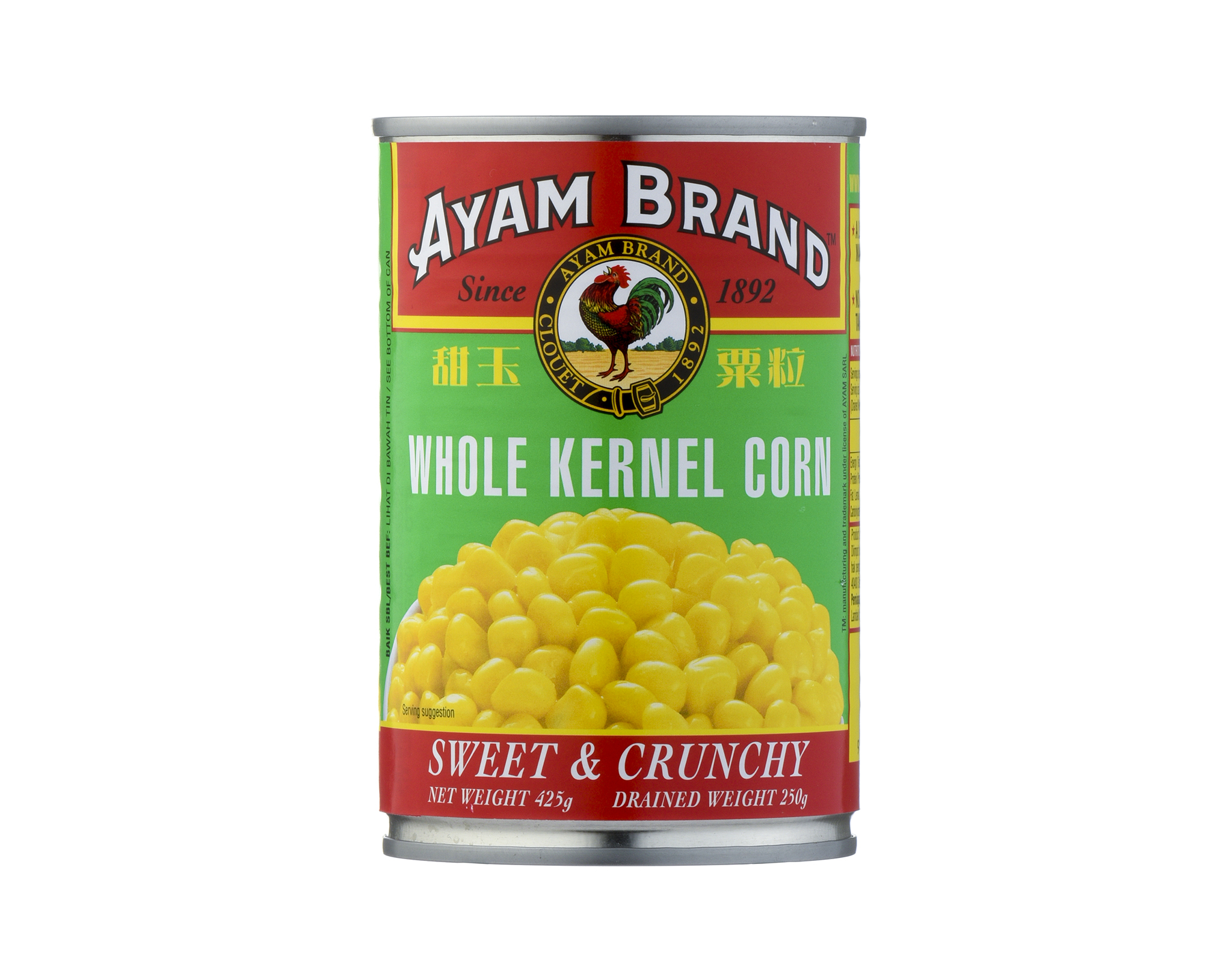 Ayam Brand Kernel Corn, 425g - Sweet & Crunchy