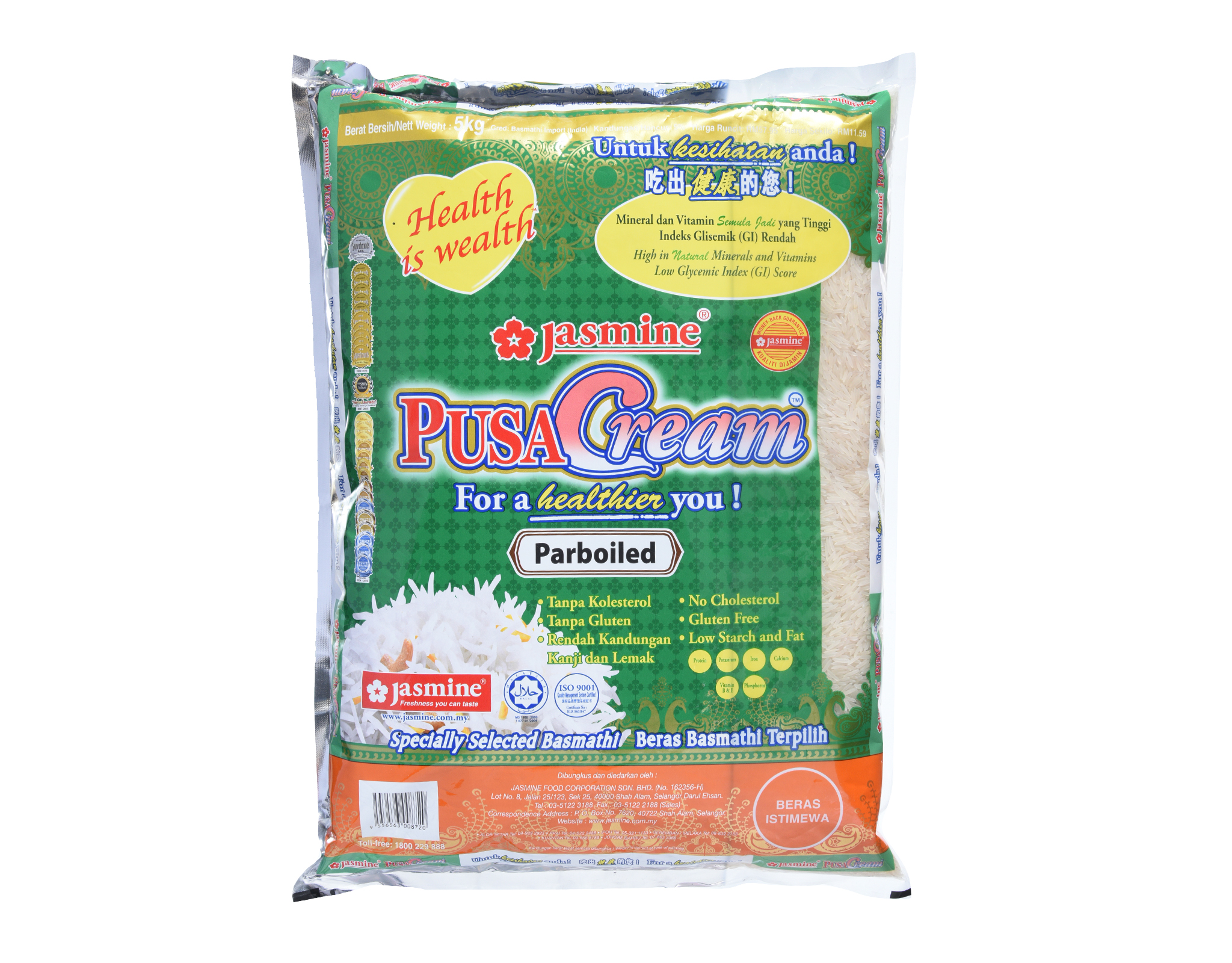 Jasmine Pusa Cream Basmathi Sella Parboiled