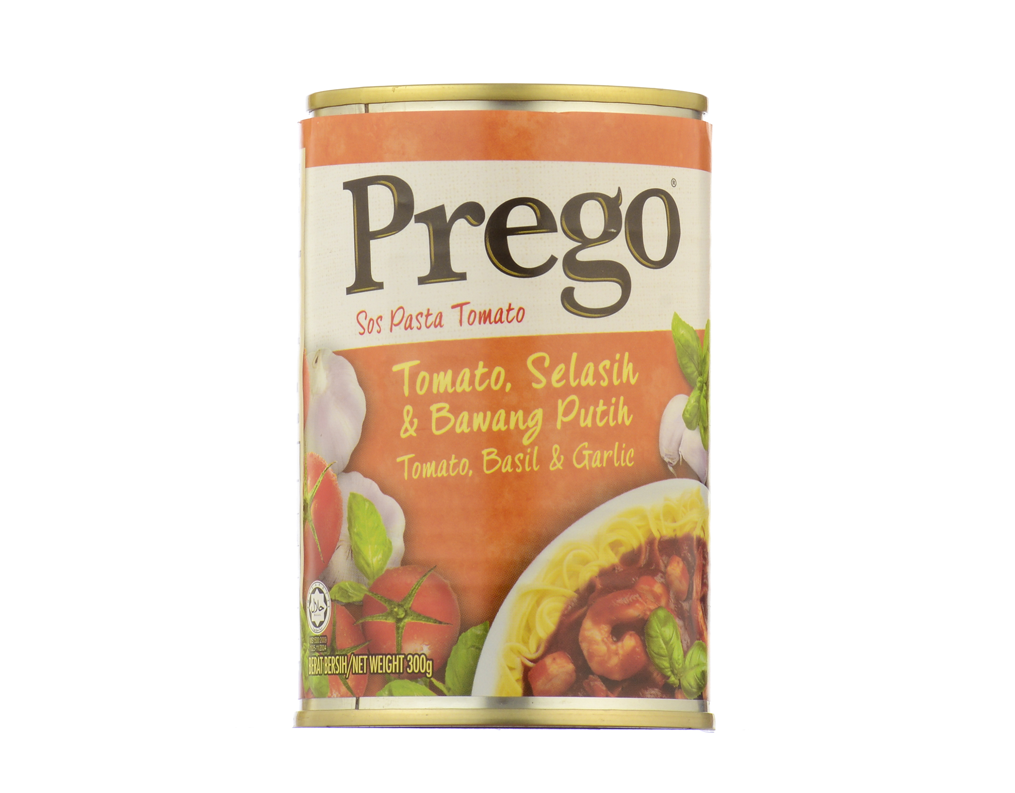 Prego Tomato, Basil & Garlic Sauce, 300g - Rich Flavor
