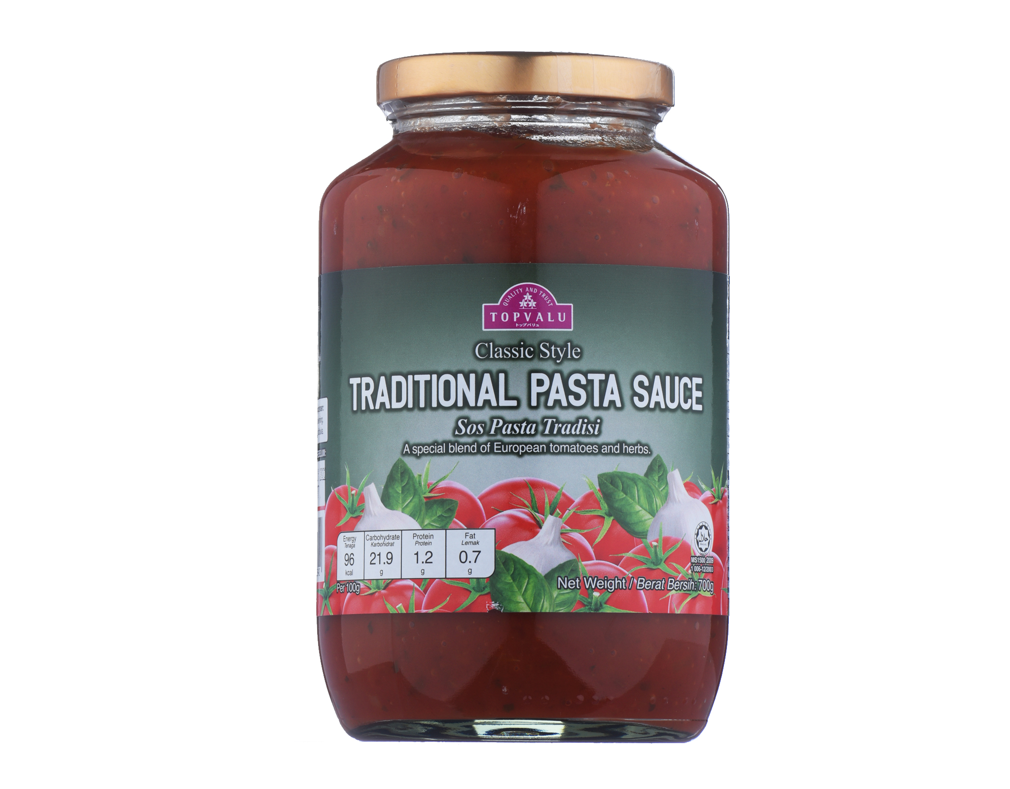 TOPVALU Pasta Sauce Traditional | myaeon2go