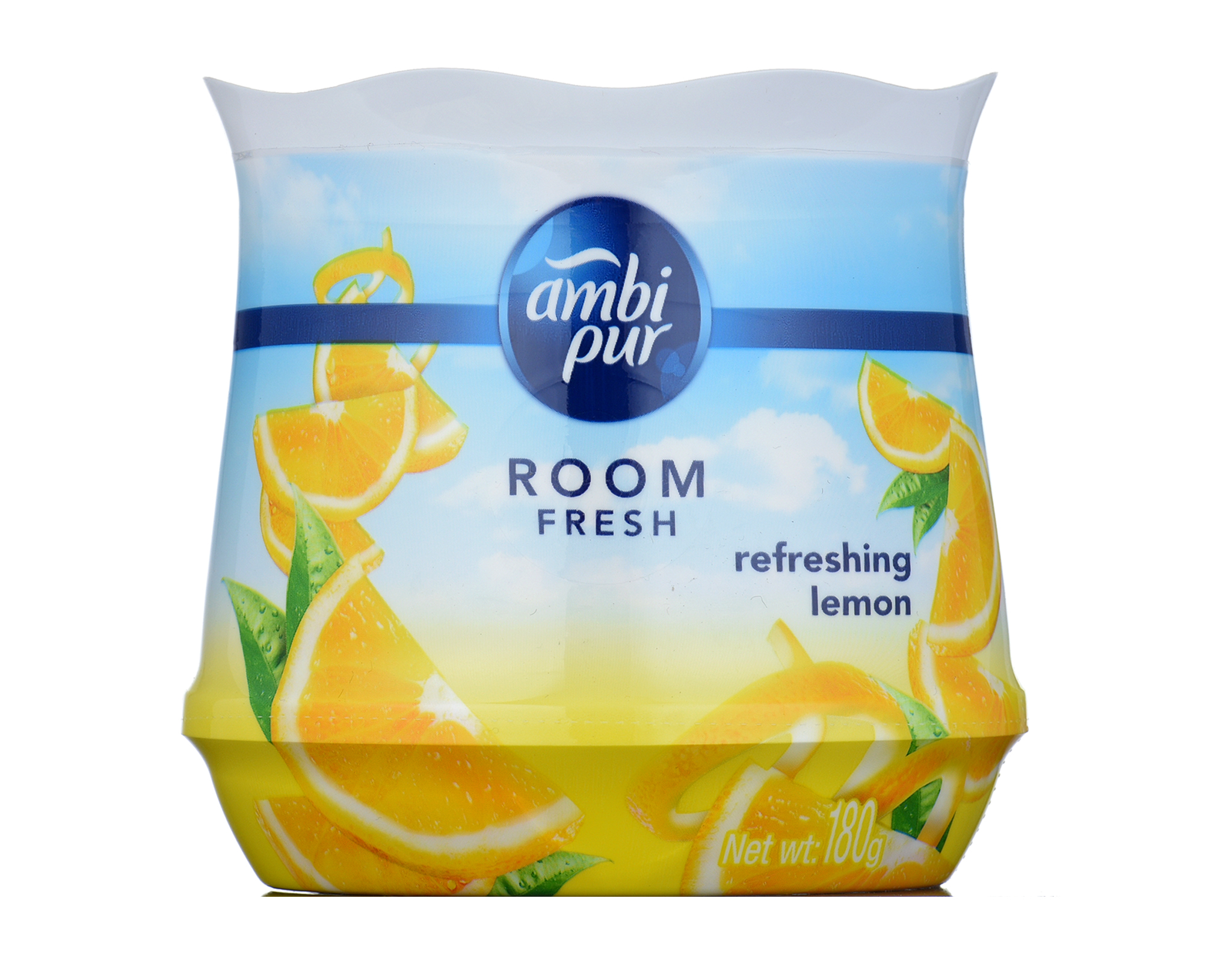 Ambi Pur Gel Lemon, 2x180g – Refreshing Fragrance