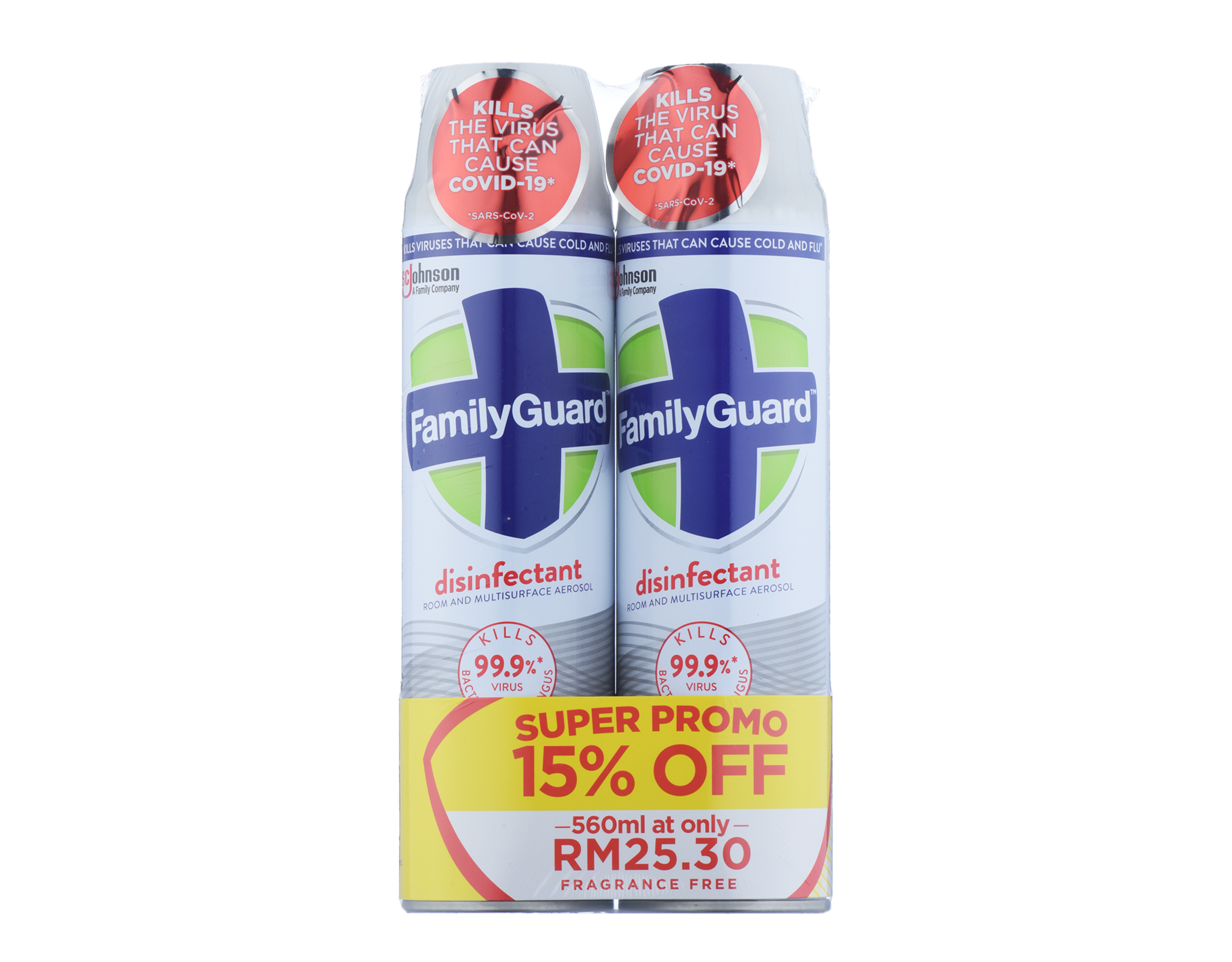 Family Guard Disinfectant Spray Fragrance Free | myaeon2go