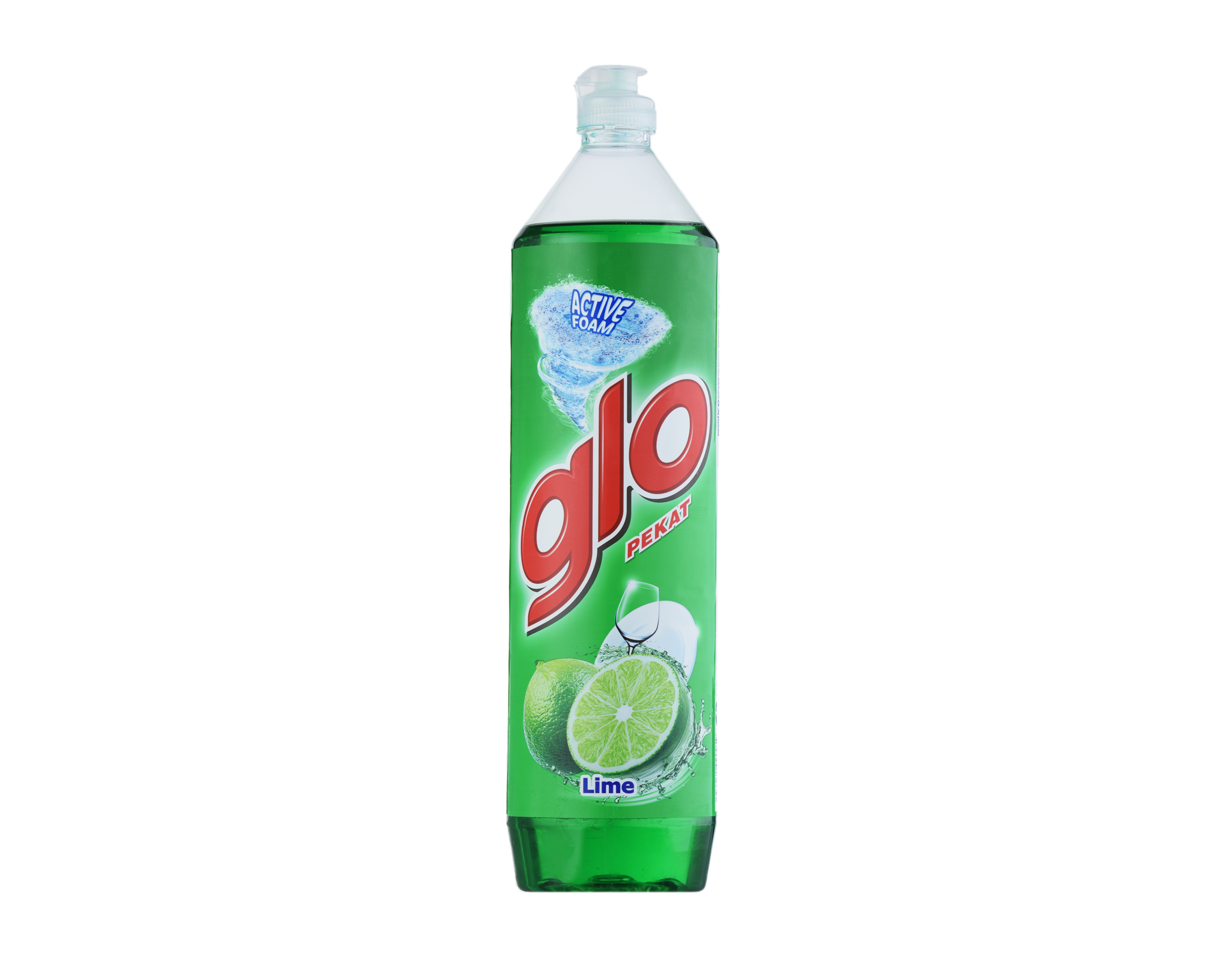 Glo Dishwash Lime 800ml - Removes Grease Easily